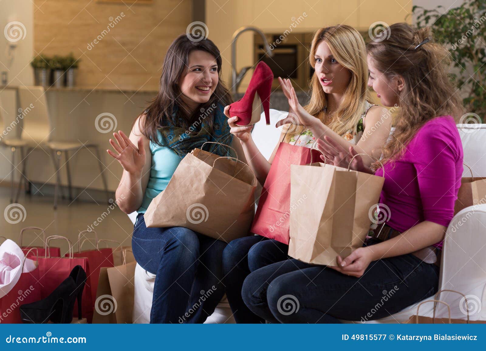 New high heels stock image. Image of happy, admiring - 49815577