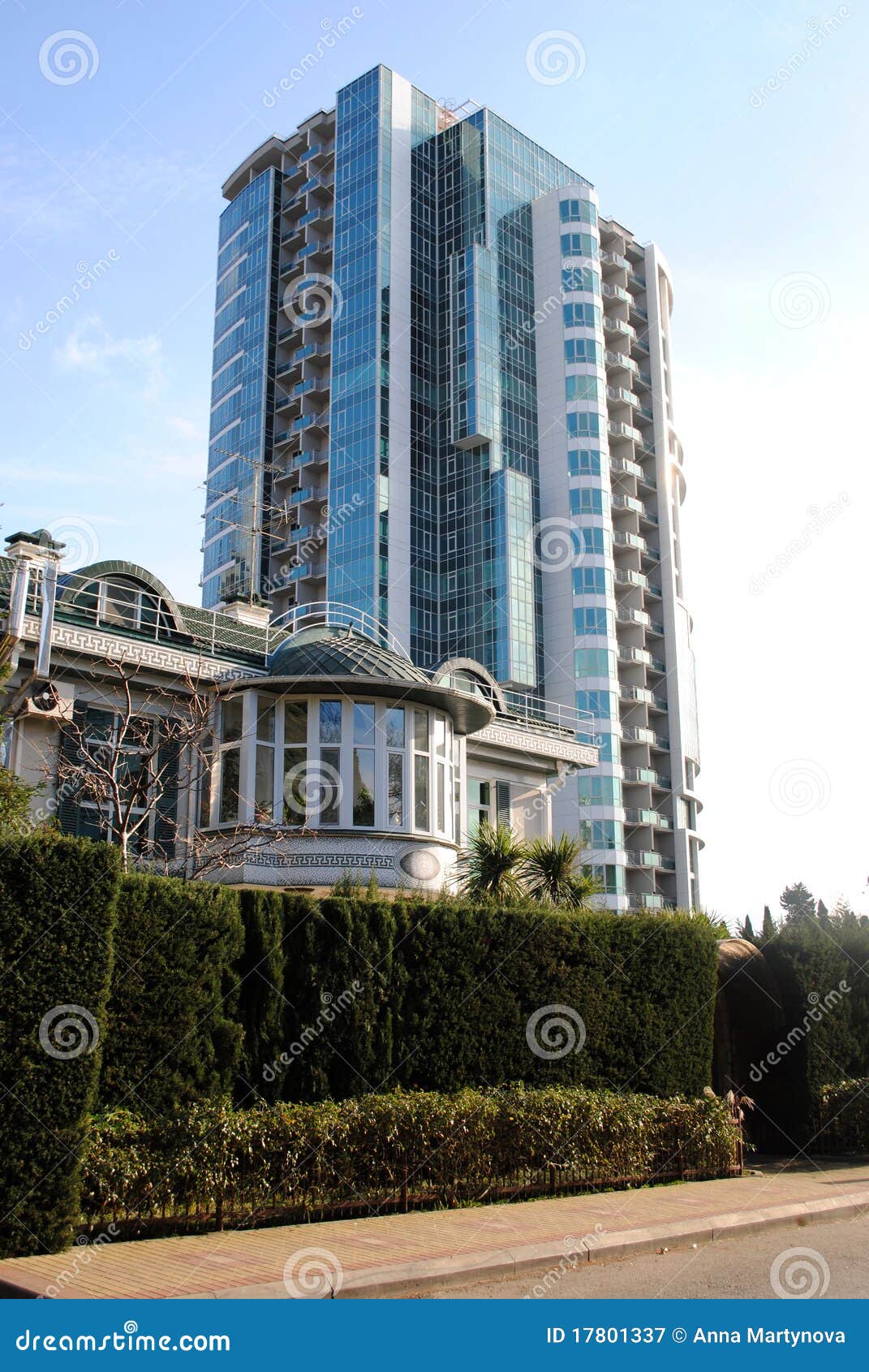 New high-rise building stock image. Image of estate, market - 17801337