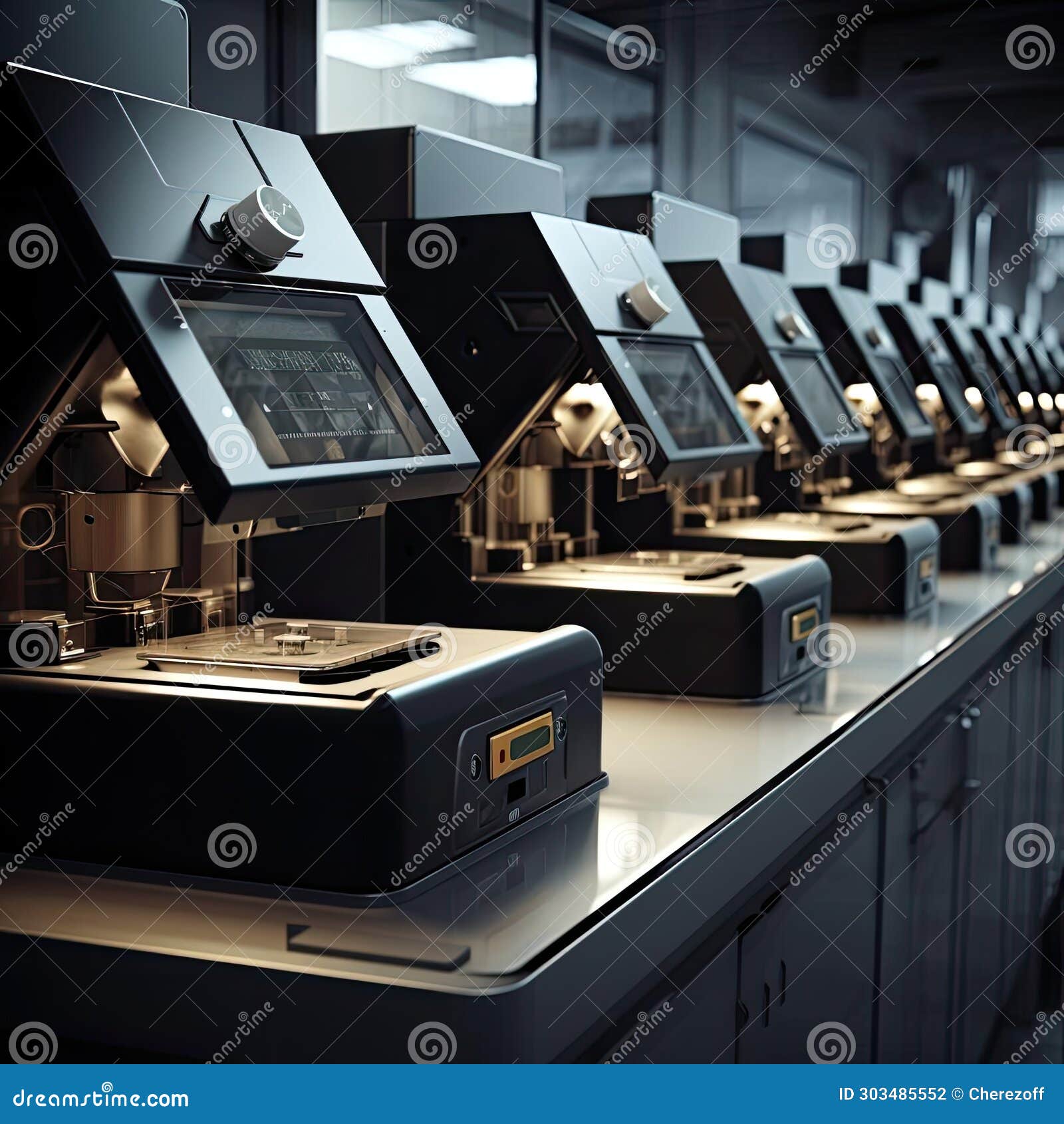 New high-tech equipment stock illustration. Illustration of concept ...
