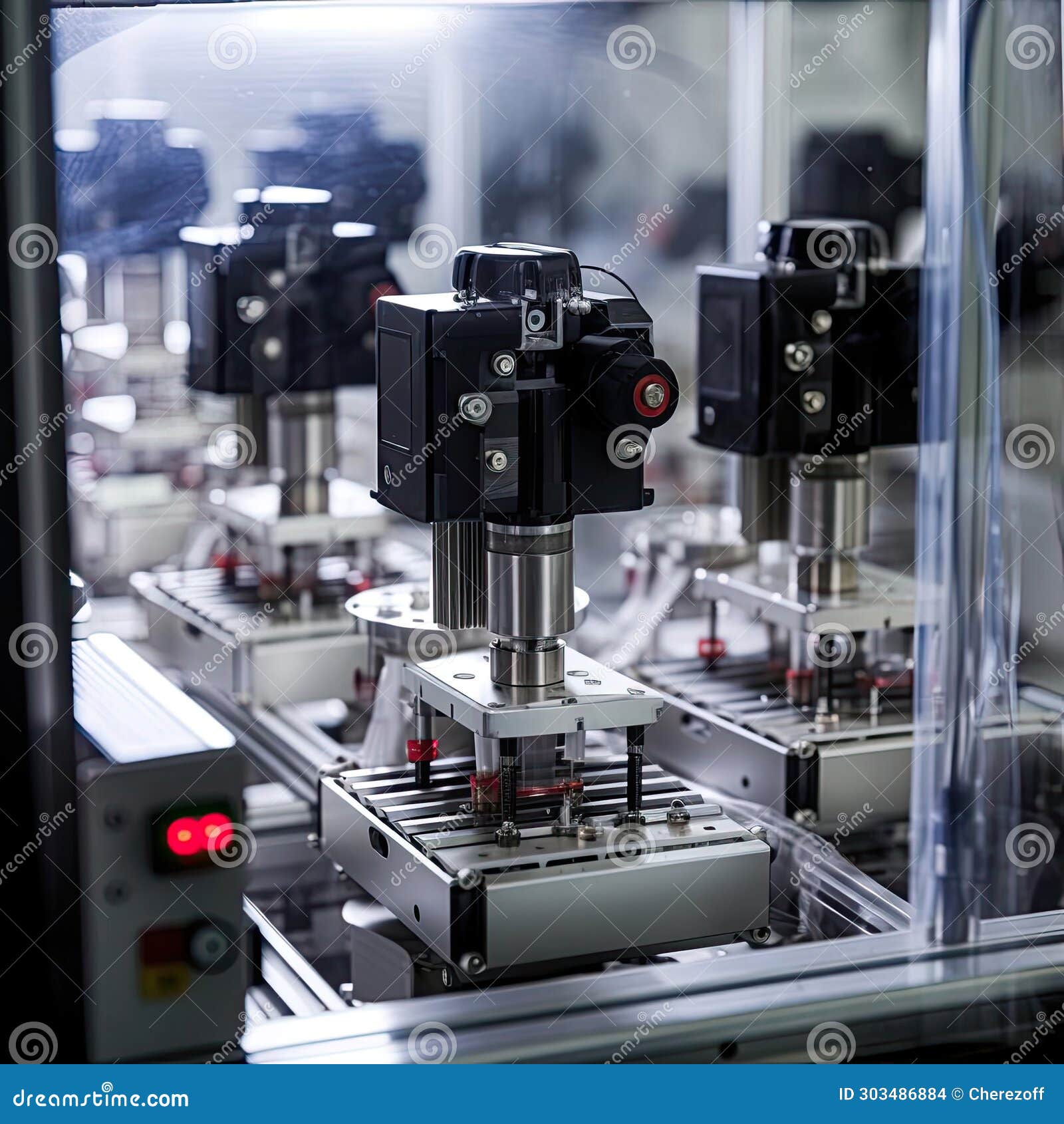 New high-tech equipment stock illustration. Illustration of making ...