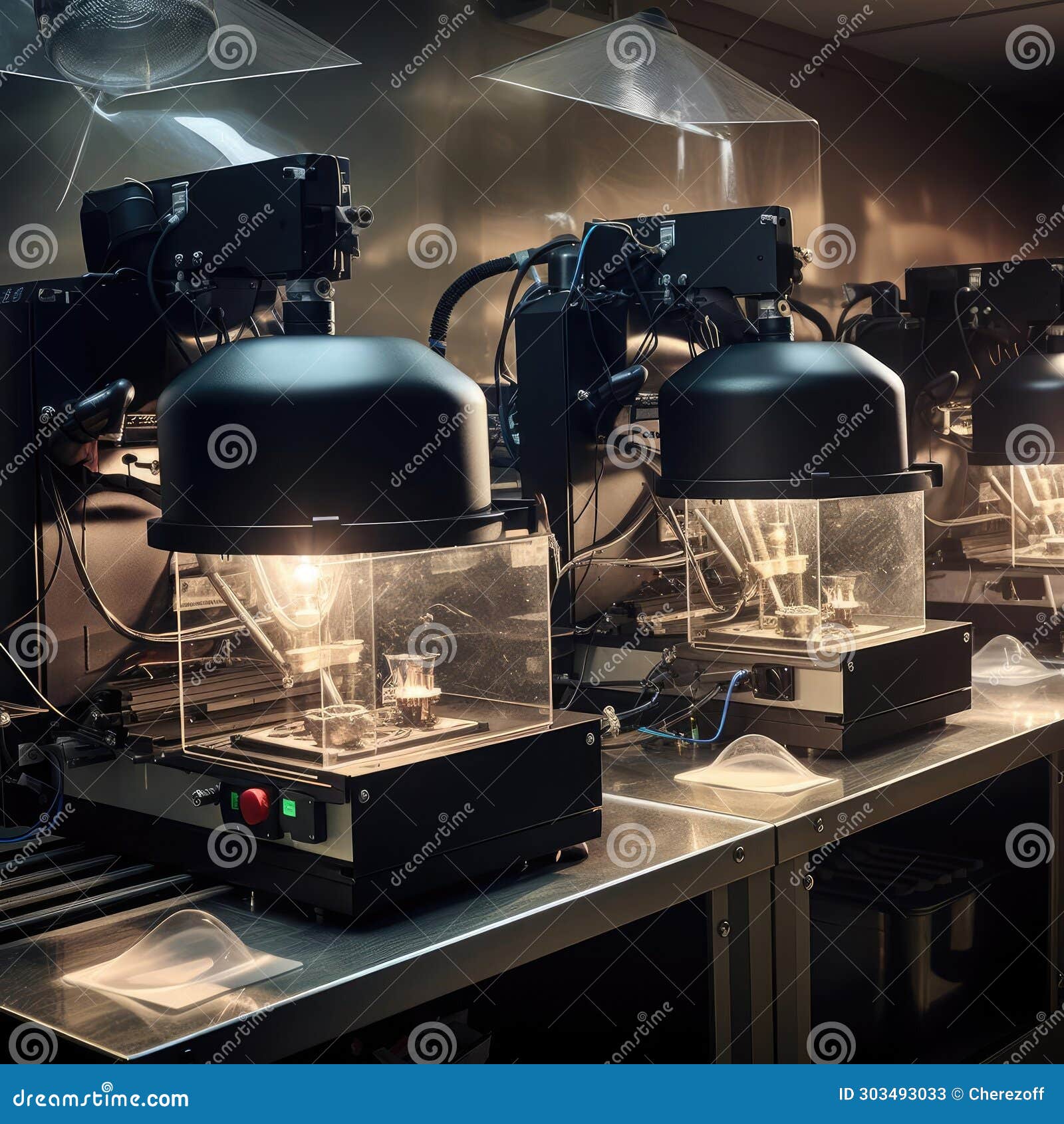 New high-tech equipment stock illustration. Illustration of ...