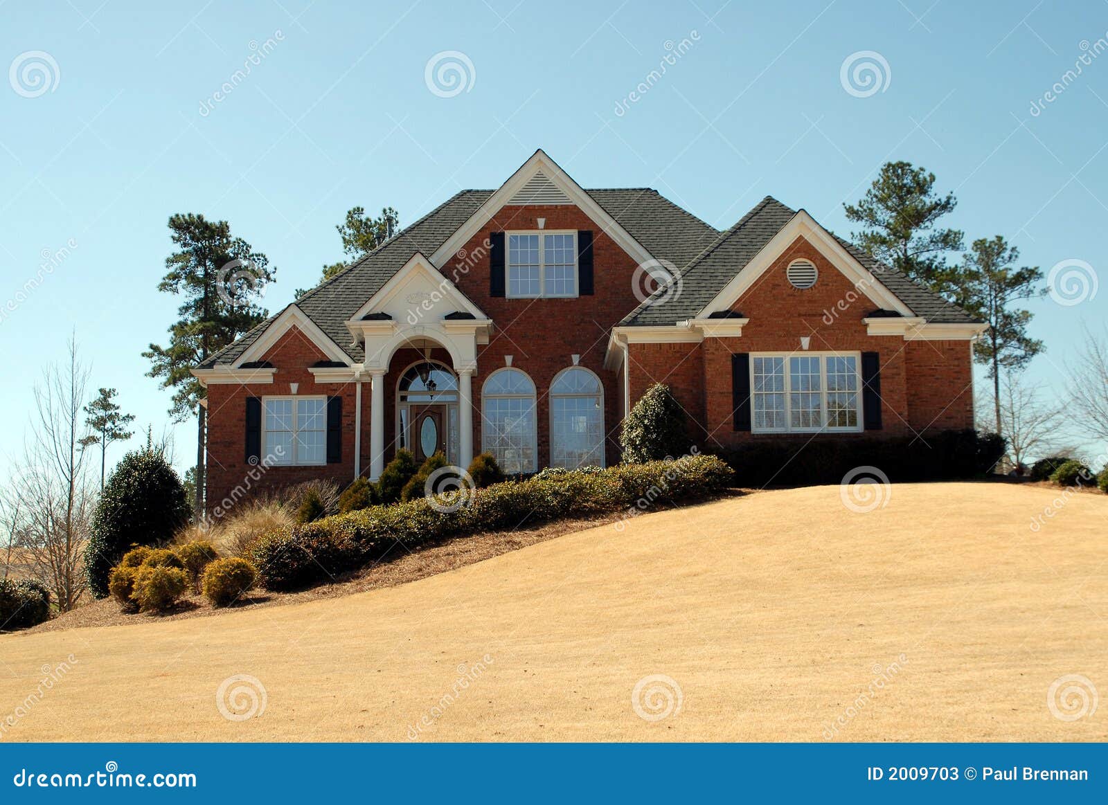 New Home stock image. Image of brick, property, construction - 2009703
