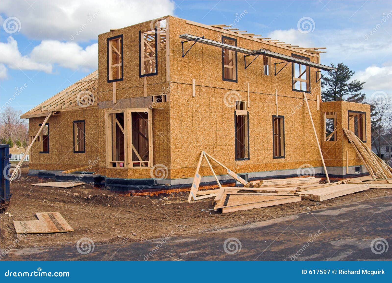 New Home stock image. Image of siding, home, grow, builder - 617597