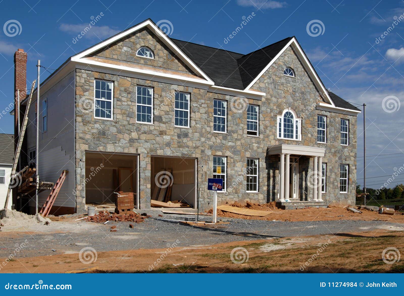 New home construction stock photo. Image of lending, market - 11274984