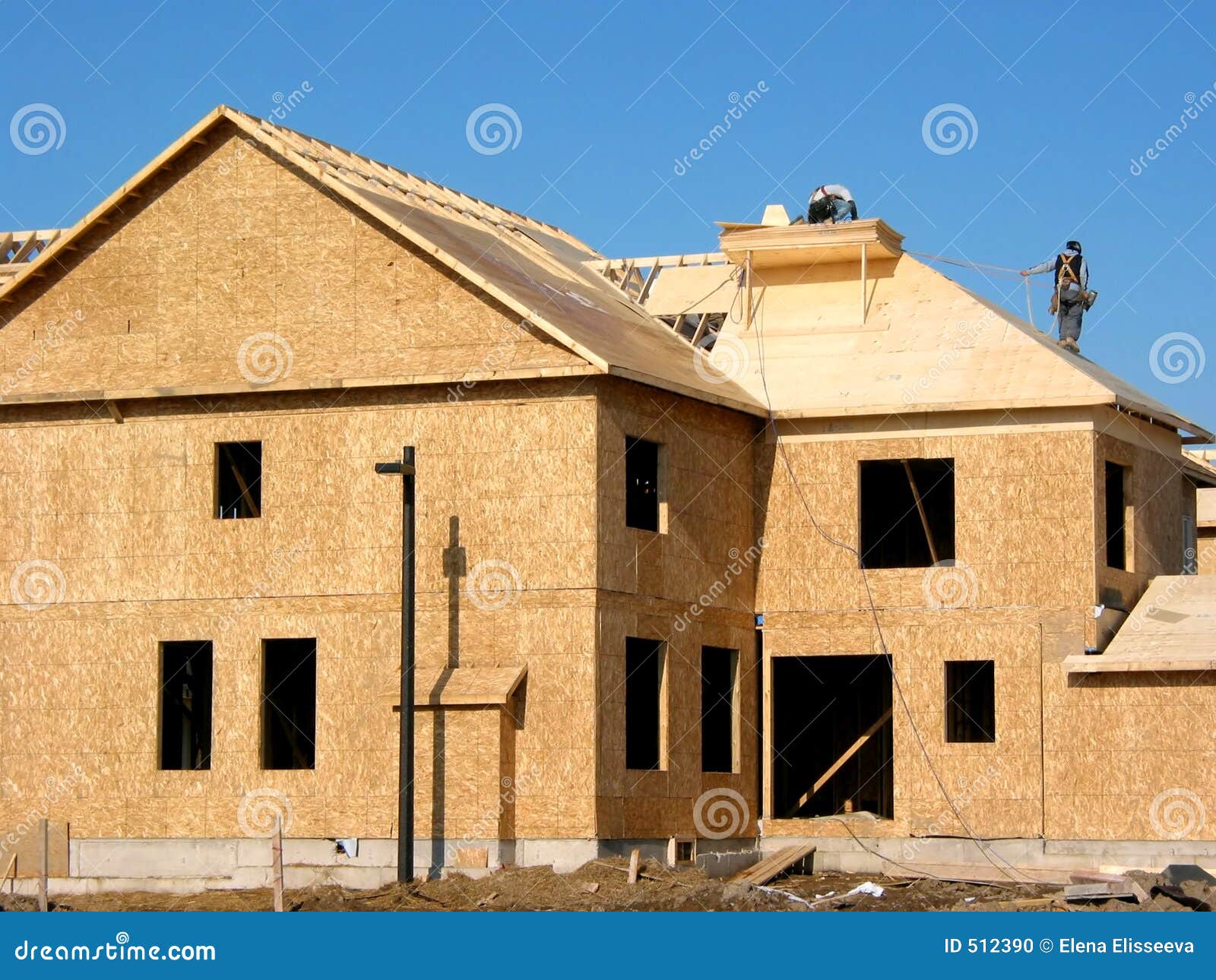 New home construction stock photo. Image of residence, home - 512390