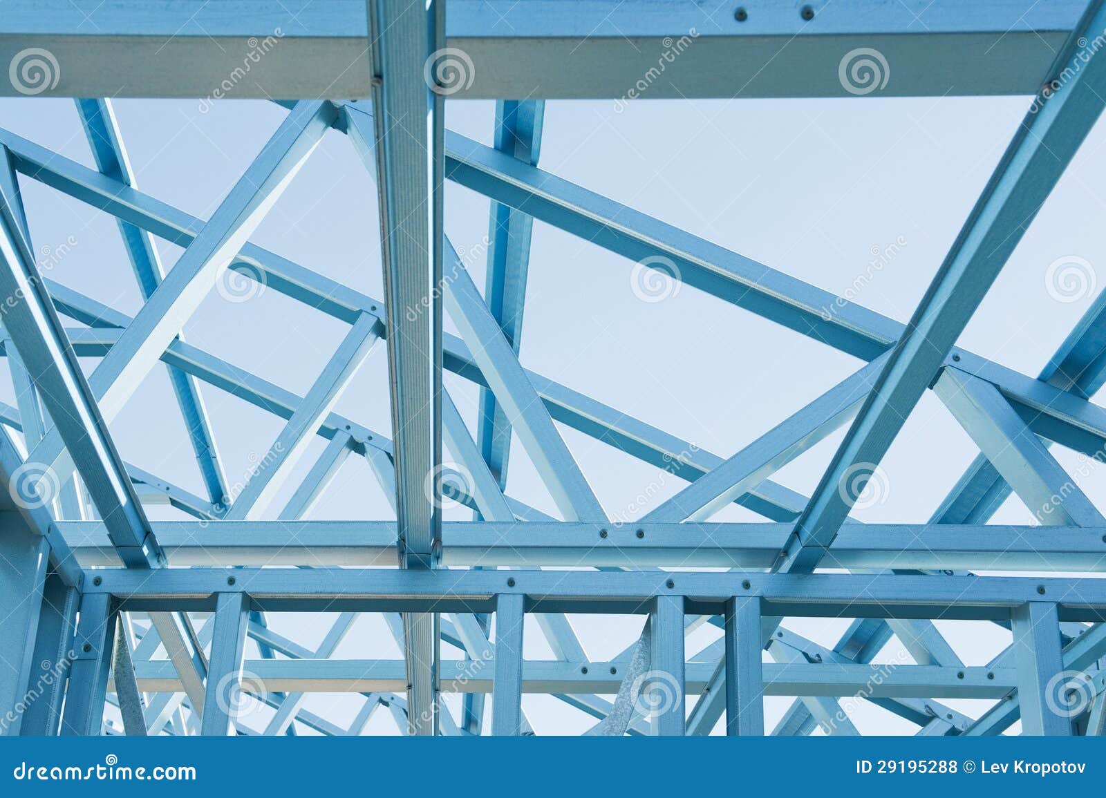 New Home Construction Framing. Stock Photo - Image of framing ...
