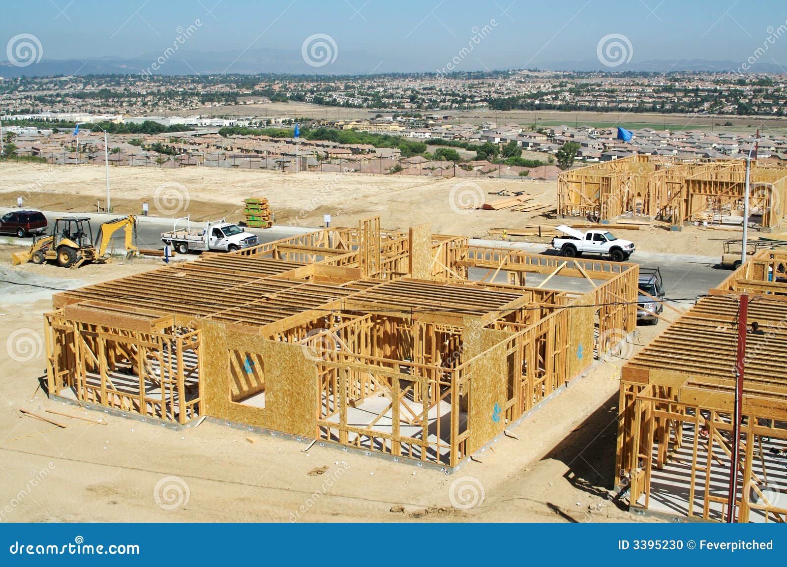 New Home Construction Site stock photo. Image of incomplete - 3395230