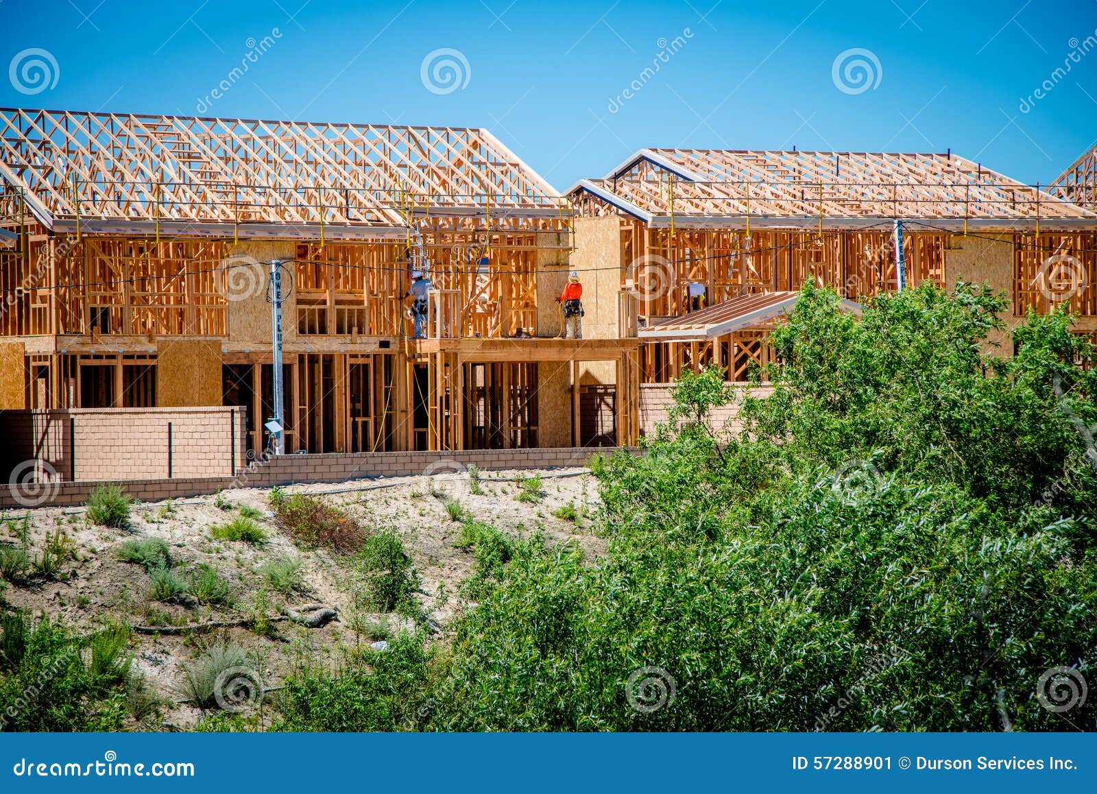 New Home Development stock image. Image of realty, renovation - 57288901