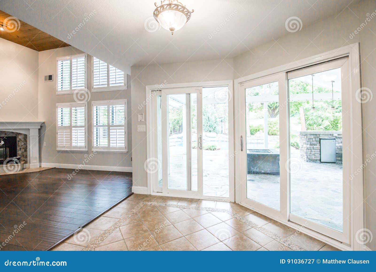 New Home Interior stock image. Image of contemporary - 91036727