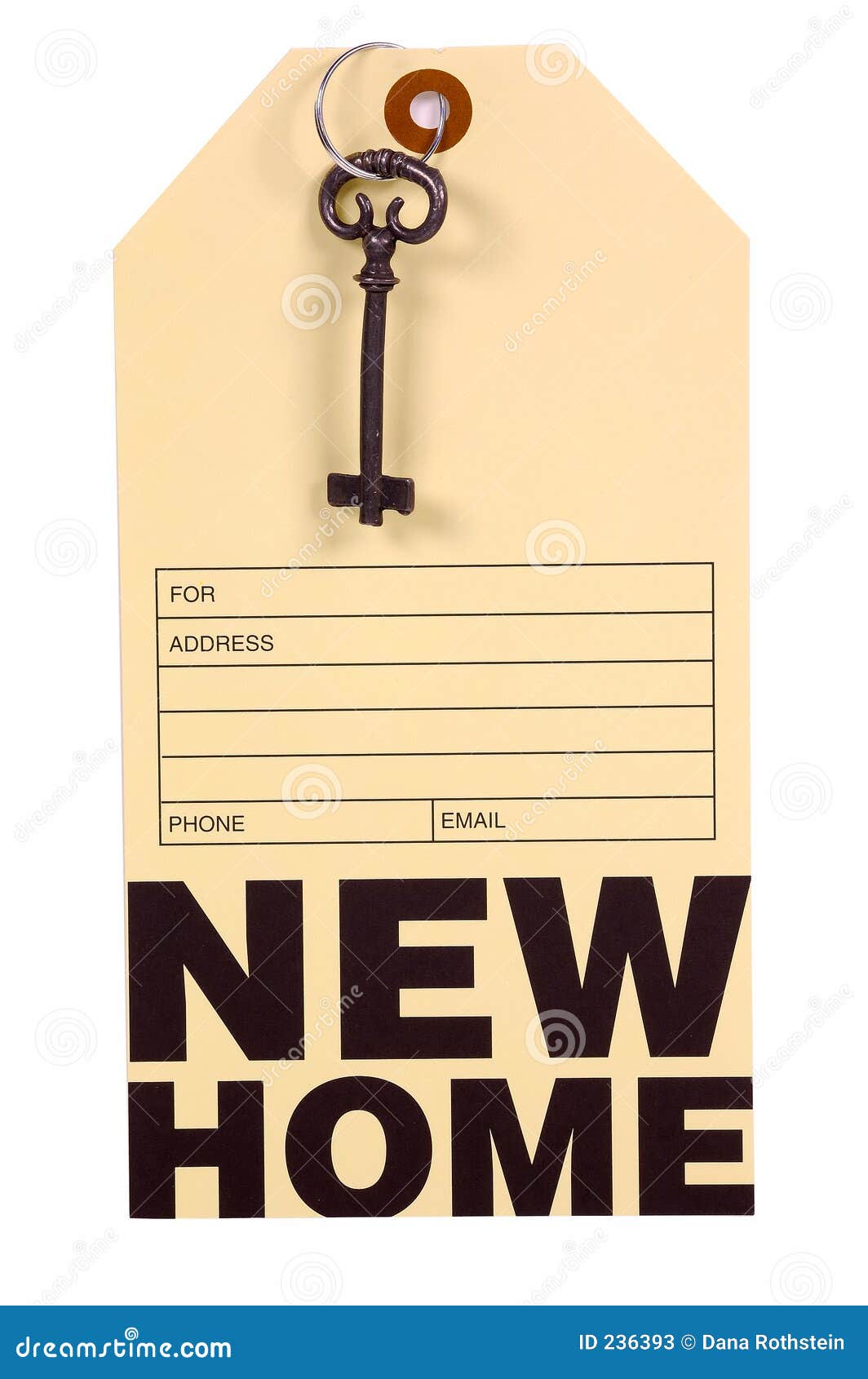 New Home Tag stock image. Image of information, contact - 236393