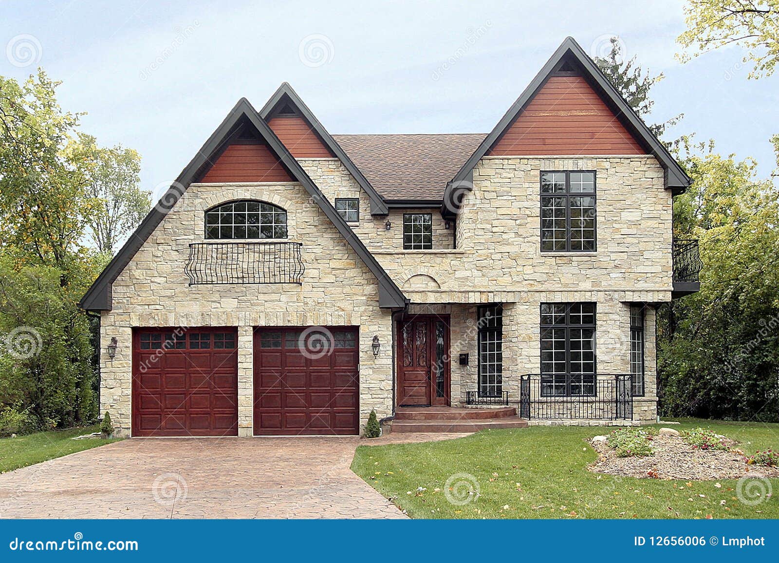 New Home Under Construction Stock Photo - Image of construction ...