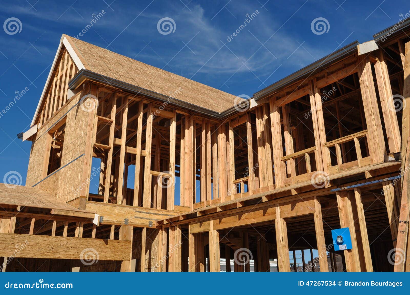 New Home Under Construction Stock Photo - Image of real, design: 47267534