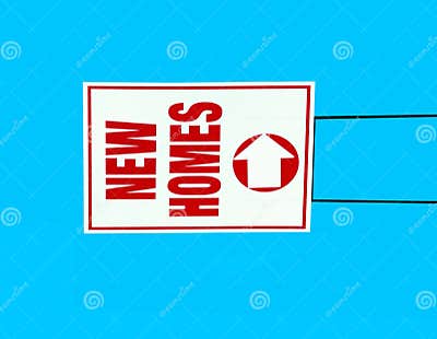 New Homes Sign stock image. Image of selling, houses, residential - 7611611