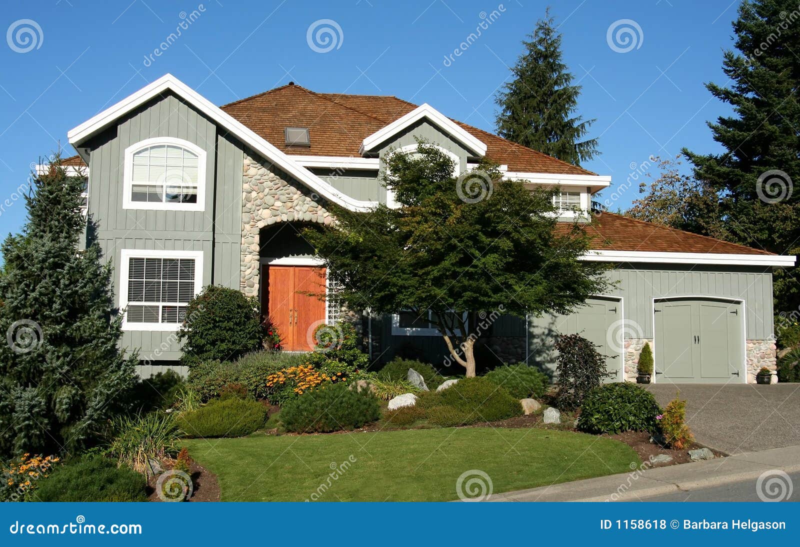New house stock photo. Image of beautiful, estate, finances - 1158618