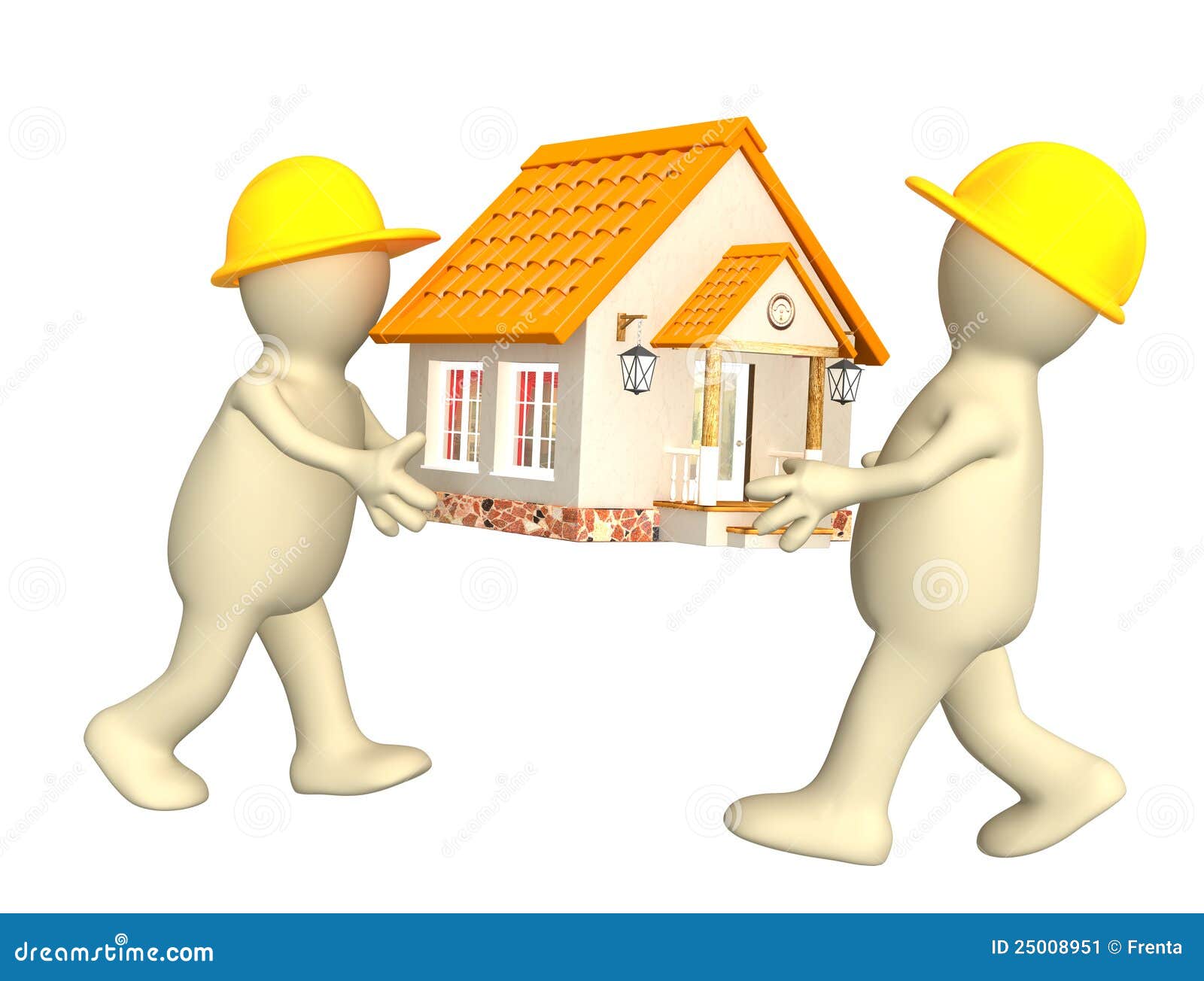 New house stock illustration. Illustration of presentation - 25008951