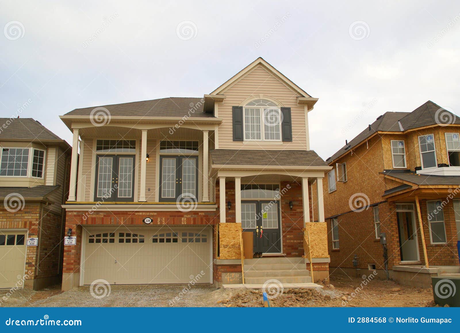 New house stock photo. Image of deco, color, building - 2884568