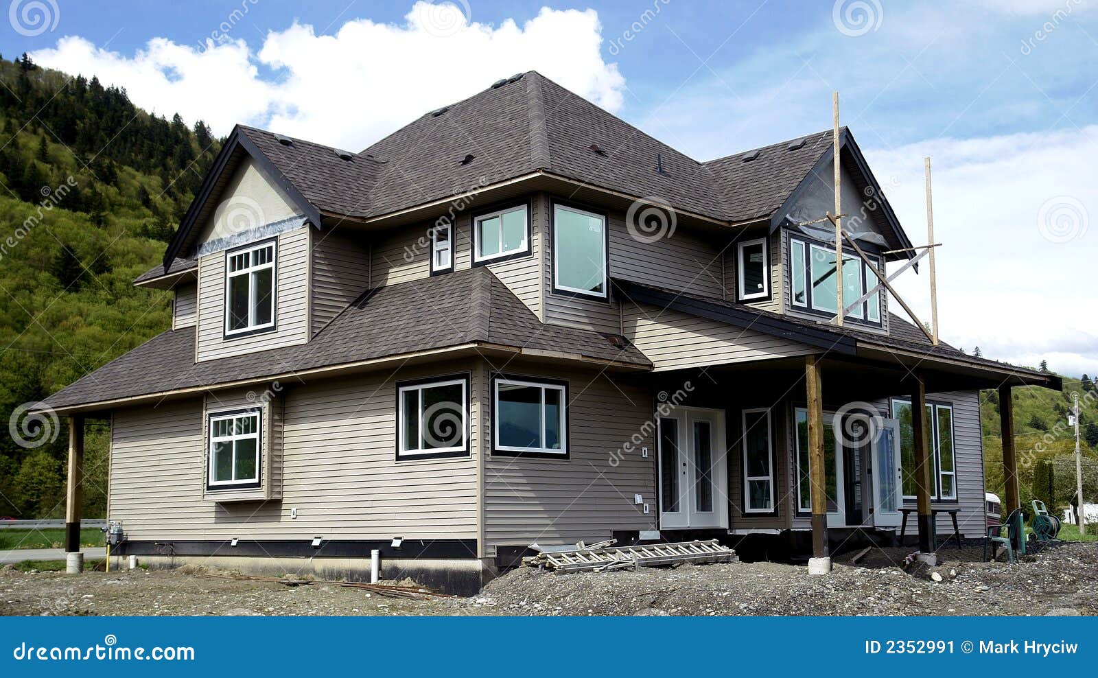 New House Construction stock image. Image of house, quality - 2352991