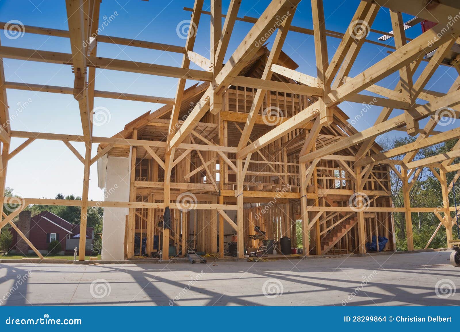 New House Construction stock photo. Image of dwelling - 28299864