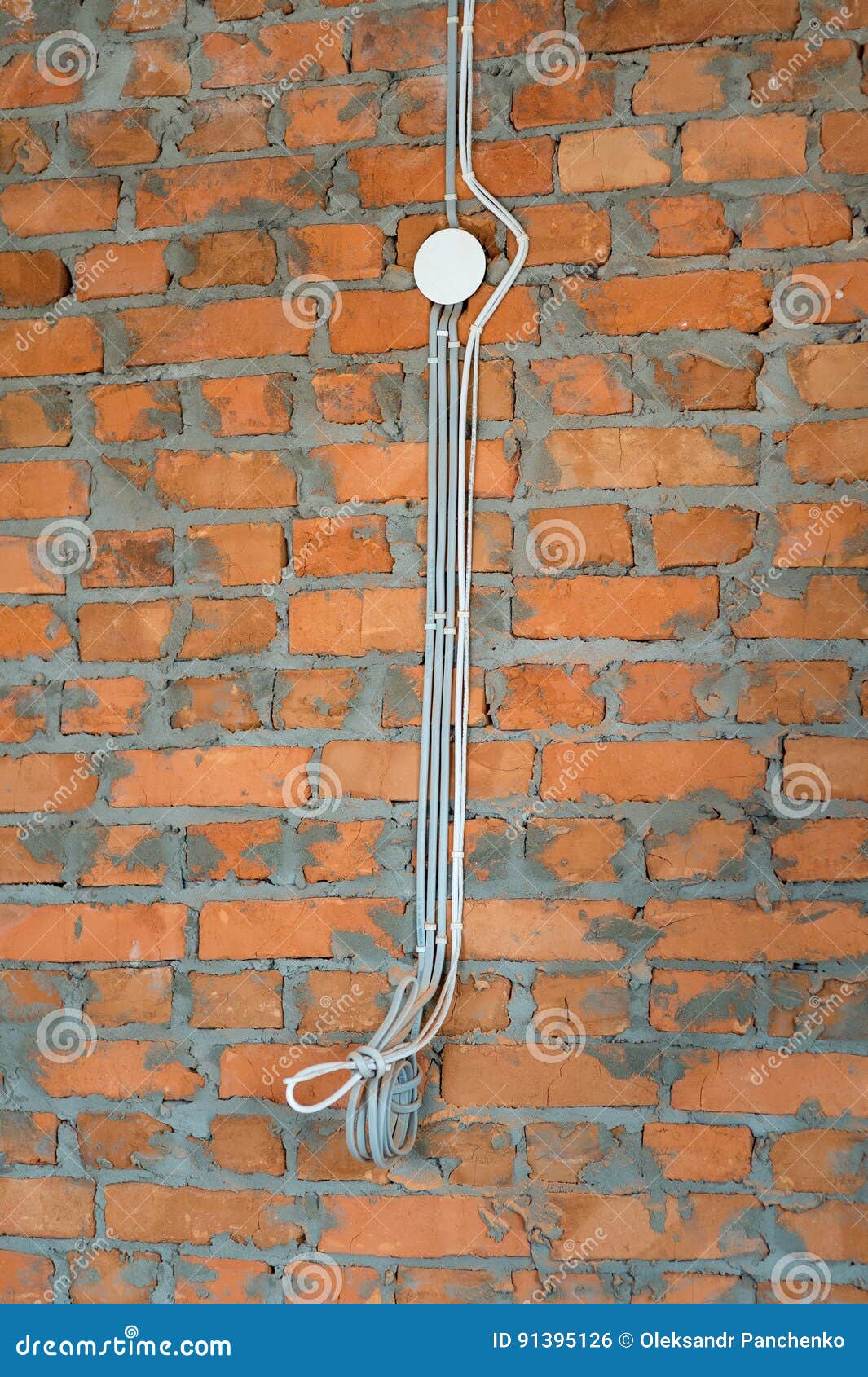 New house electrical work stock photo. Image of background - 91395126