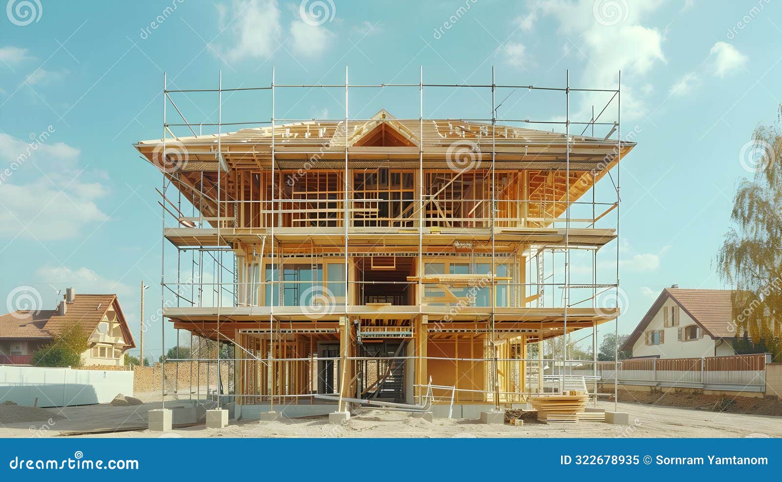 New House Emerges into Reality, Supported by a Temporary Network of ...