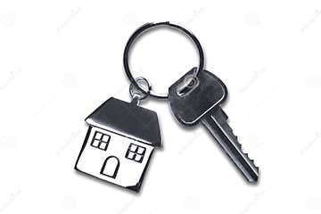New House Keys with Clipping Path Stock Image - Image of keys, metal ...