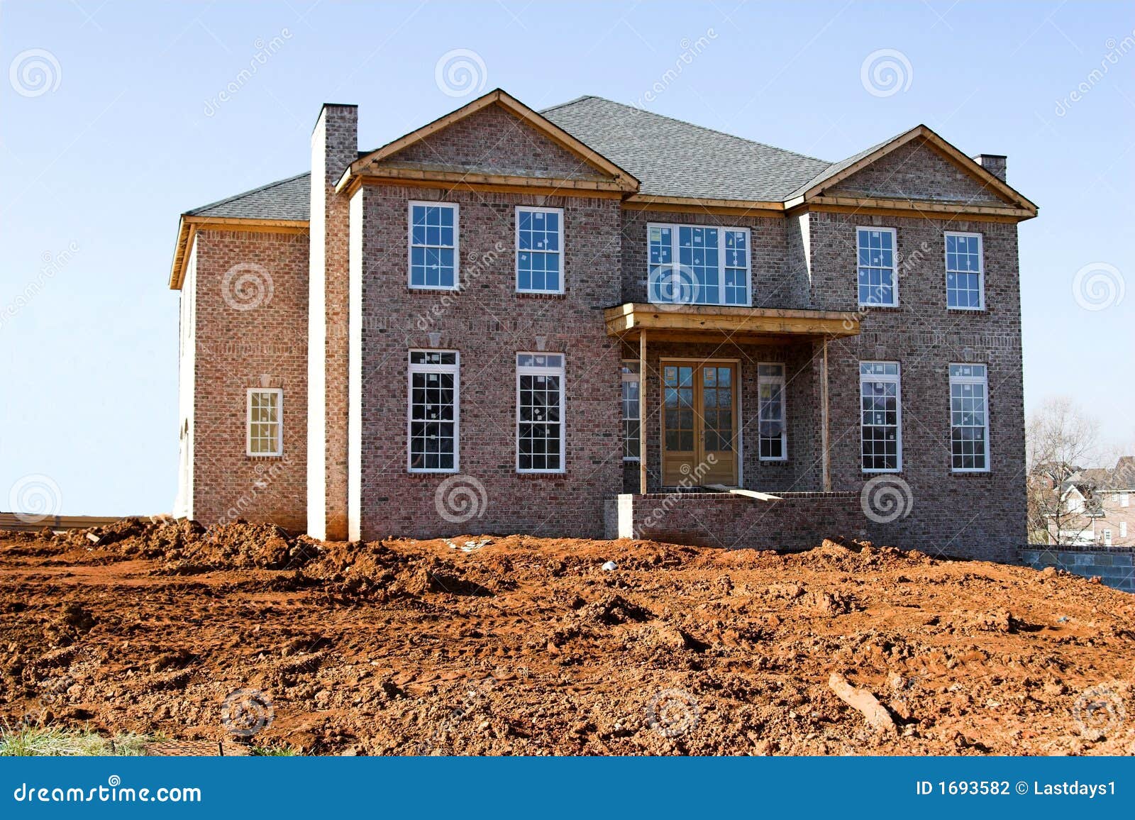 New House Under Construction Stock Photo - Image of home, outdoor: 1693582