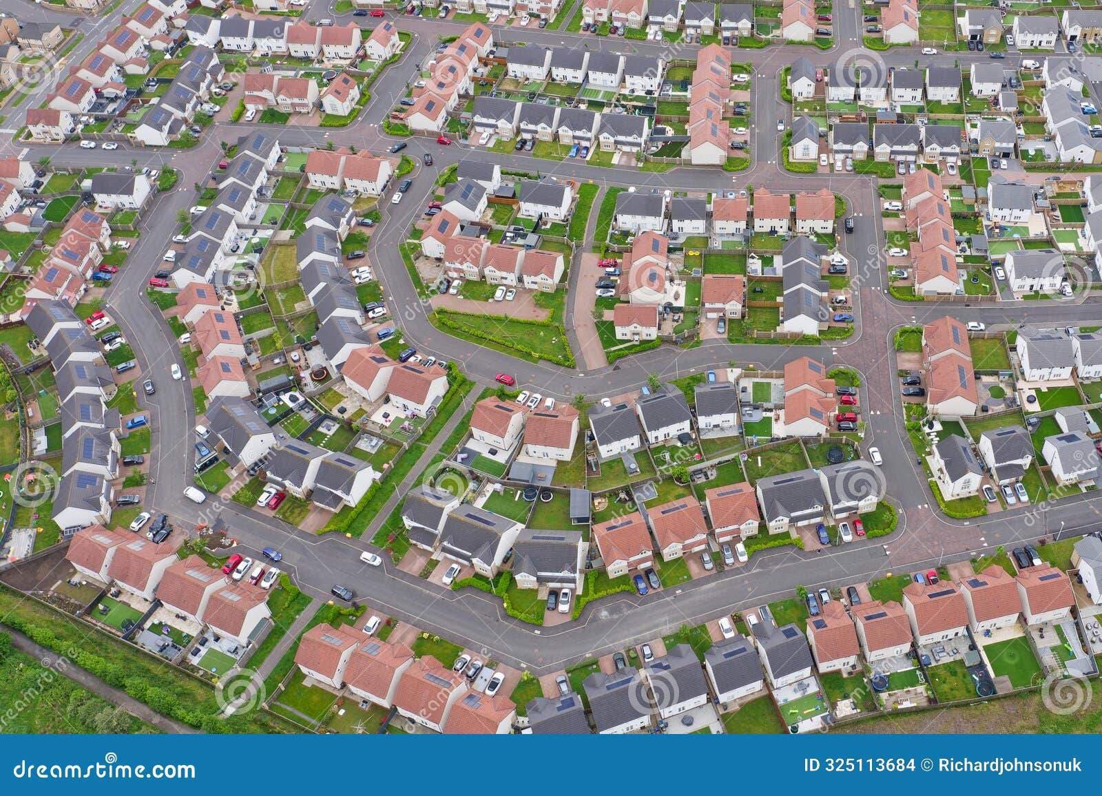 New Housing Development at Dargavel in Bishopton Stock Photo - Image of ...