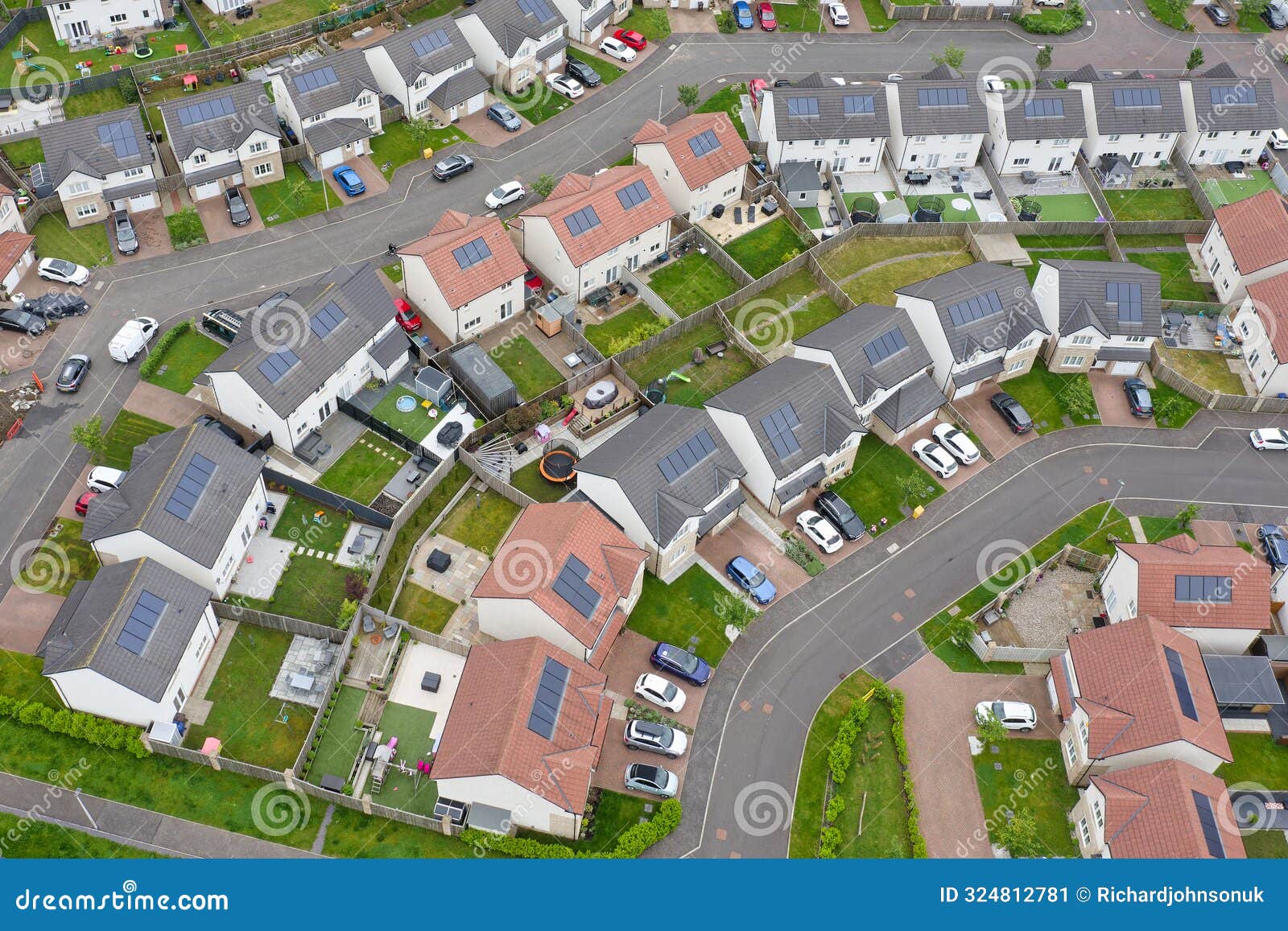 New Housing Development at Dargavel in Bishopton Stock Image - Image of ...