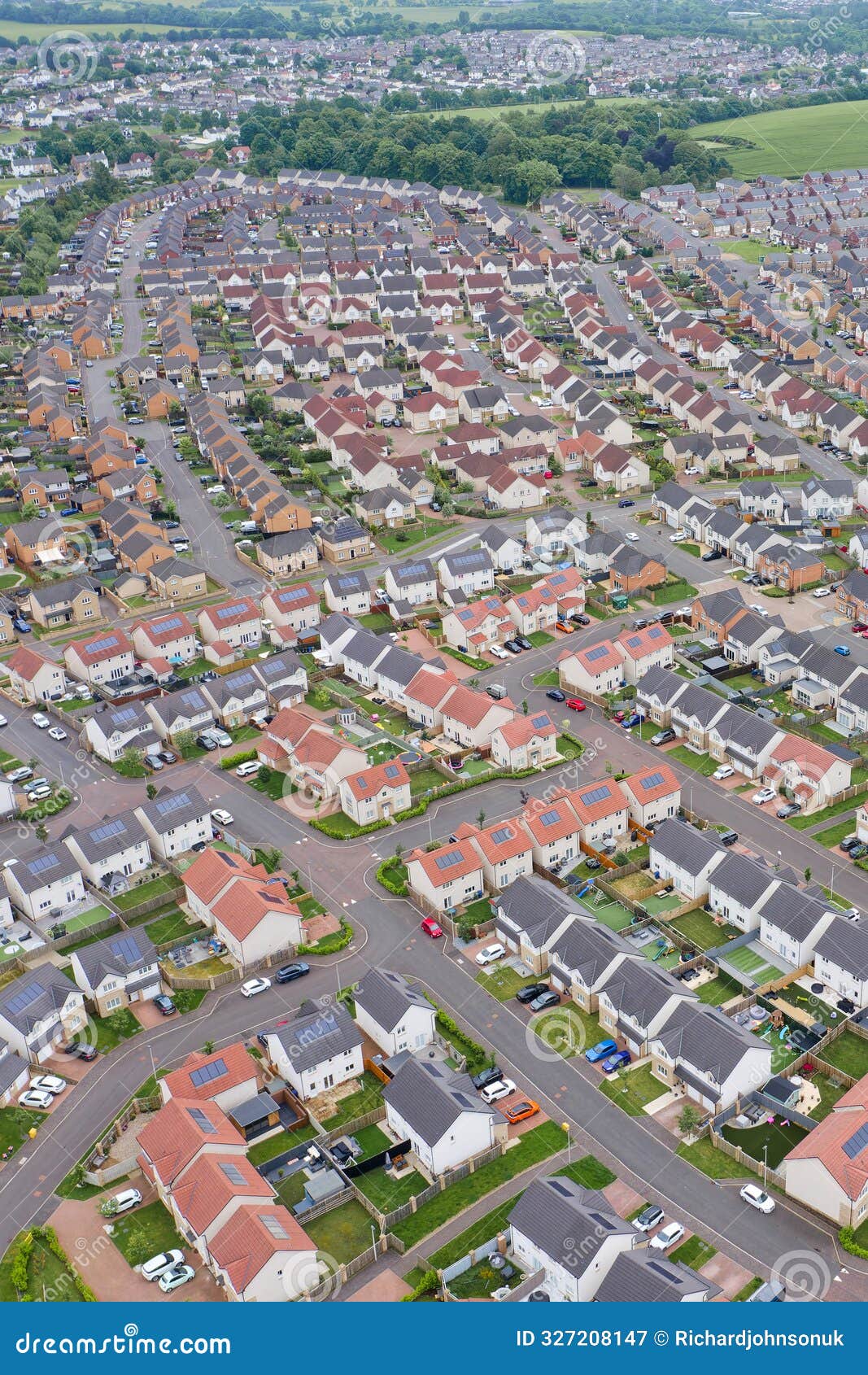 New Housing Development at Dargavel in Bishopton Stock Image - Image of ...