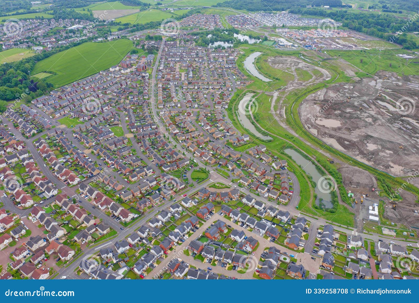 New Housing Development at Dargavel in Bishopton Editorial Stock Photo ...