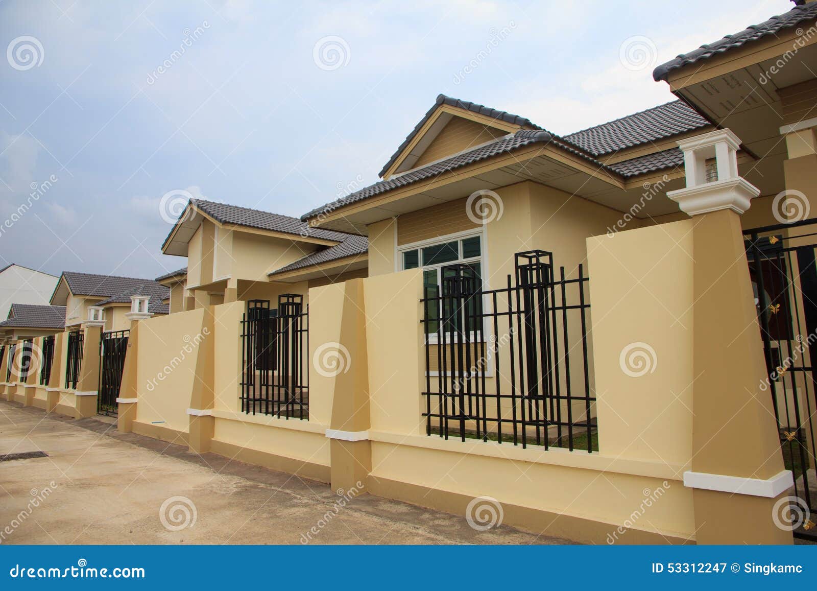 New Housing Developments in the Suburbs - Stock Image Stock Image ...