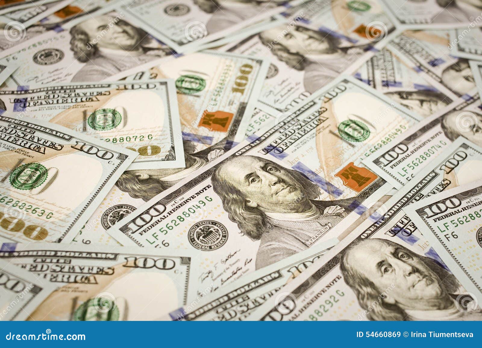 New Hundred 100 Dollar Bills Stock Image - Image of debt, banking: 54660869