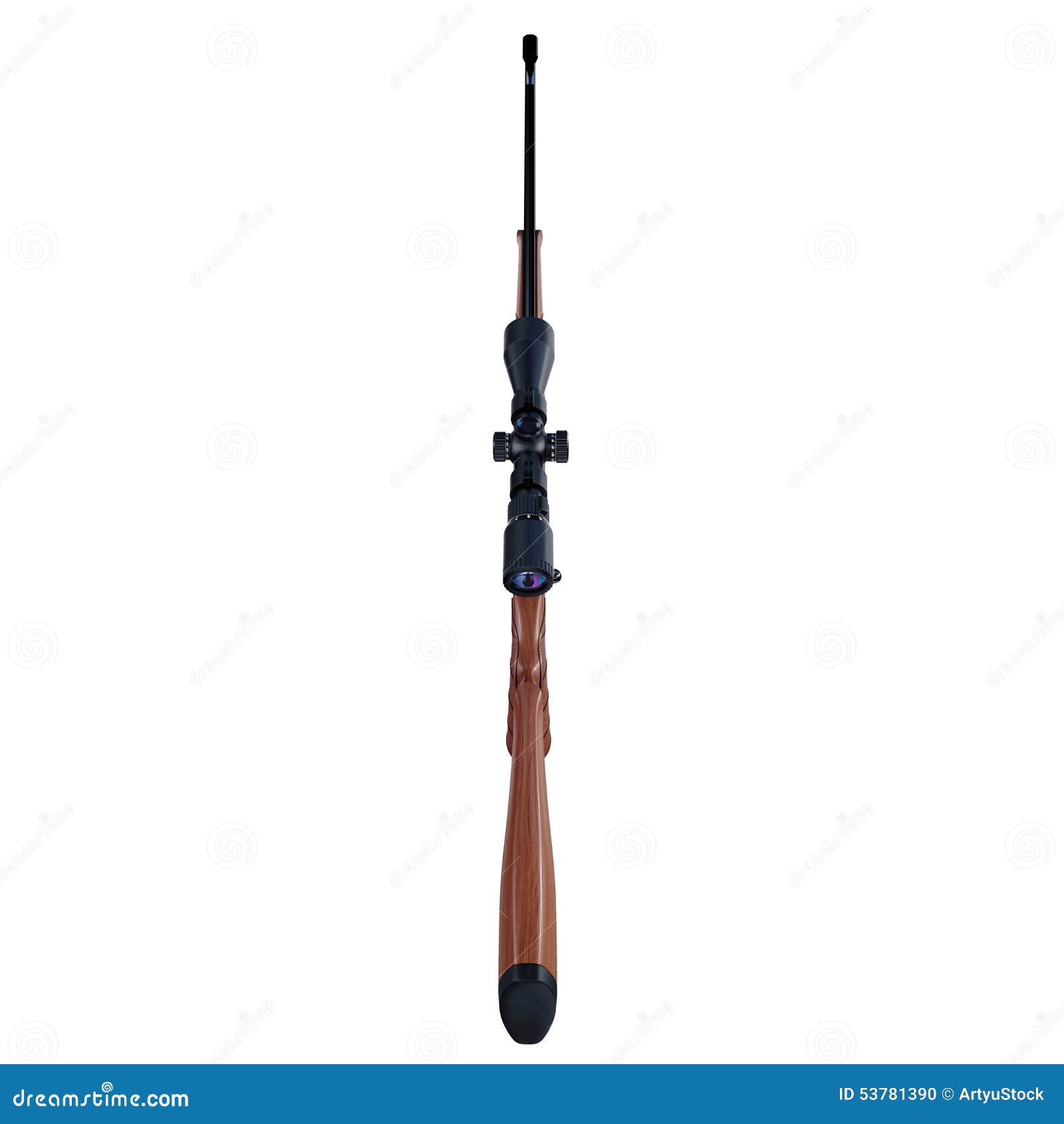 New hunting rifle stock photo. Image of fire, contend - 53781390