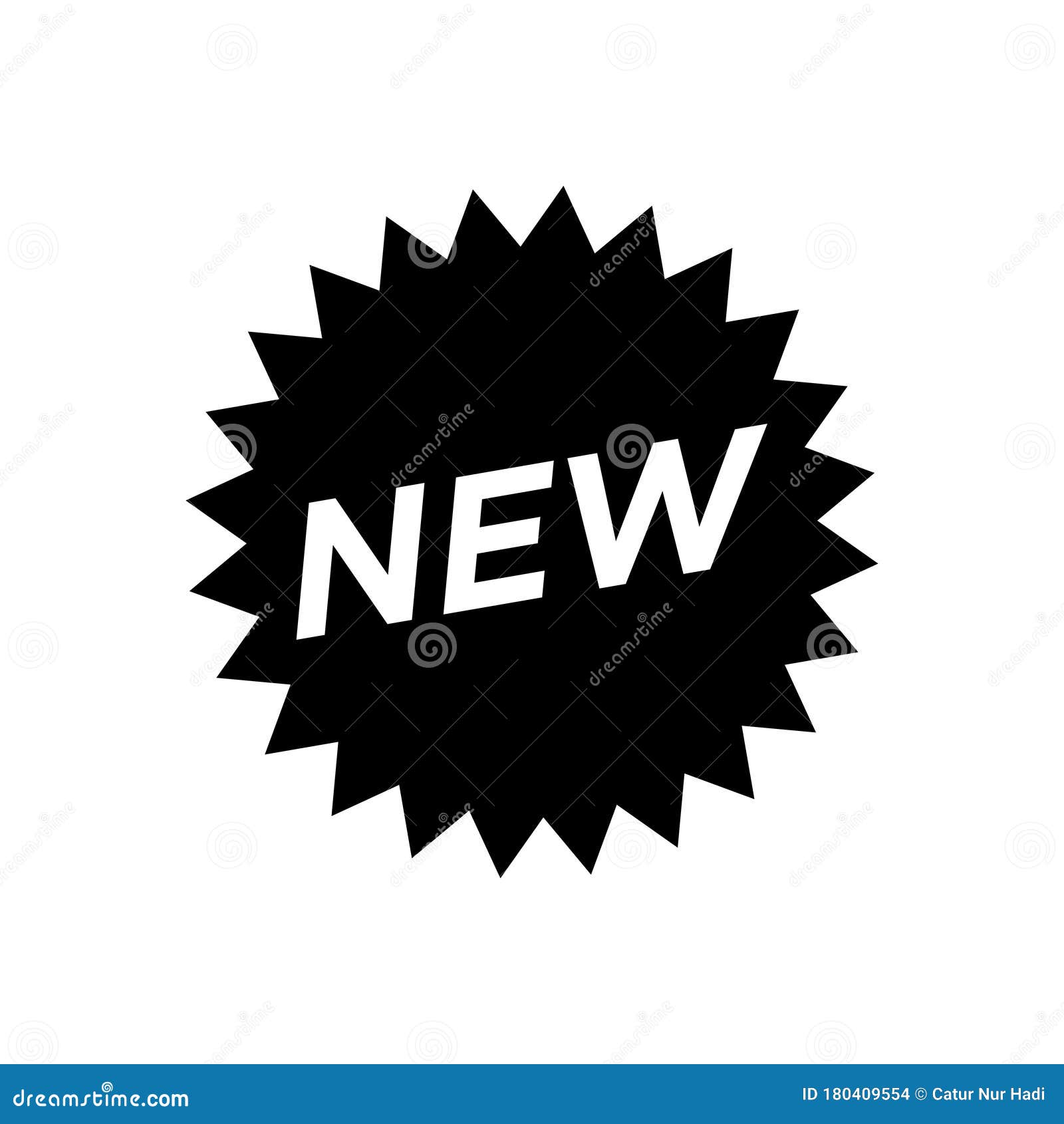 New Icon Flat Vector Template Design Trendy Stock Vector - Illustration ...