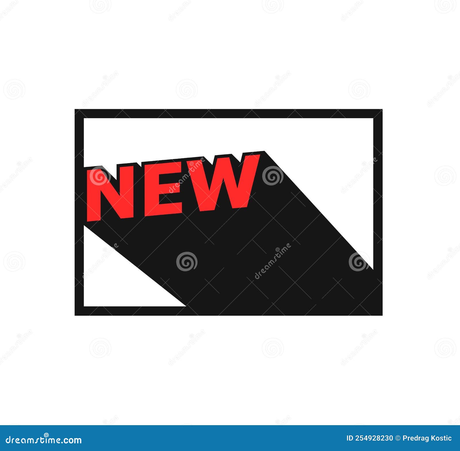 New text icon stock illustration. Illustration of sign - 254928230
