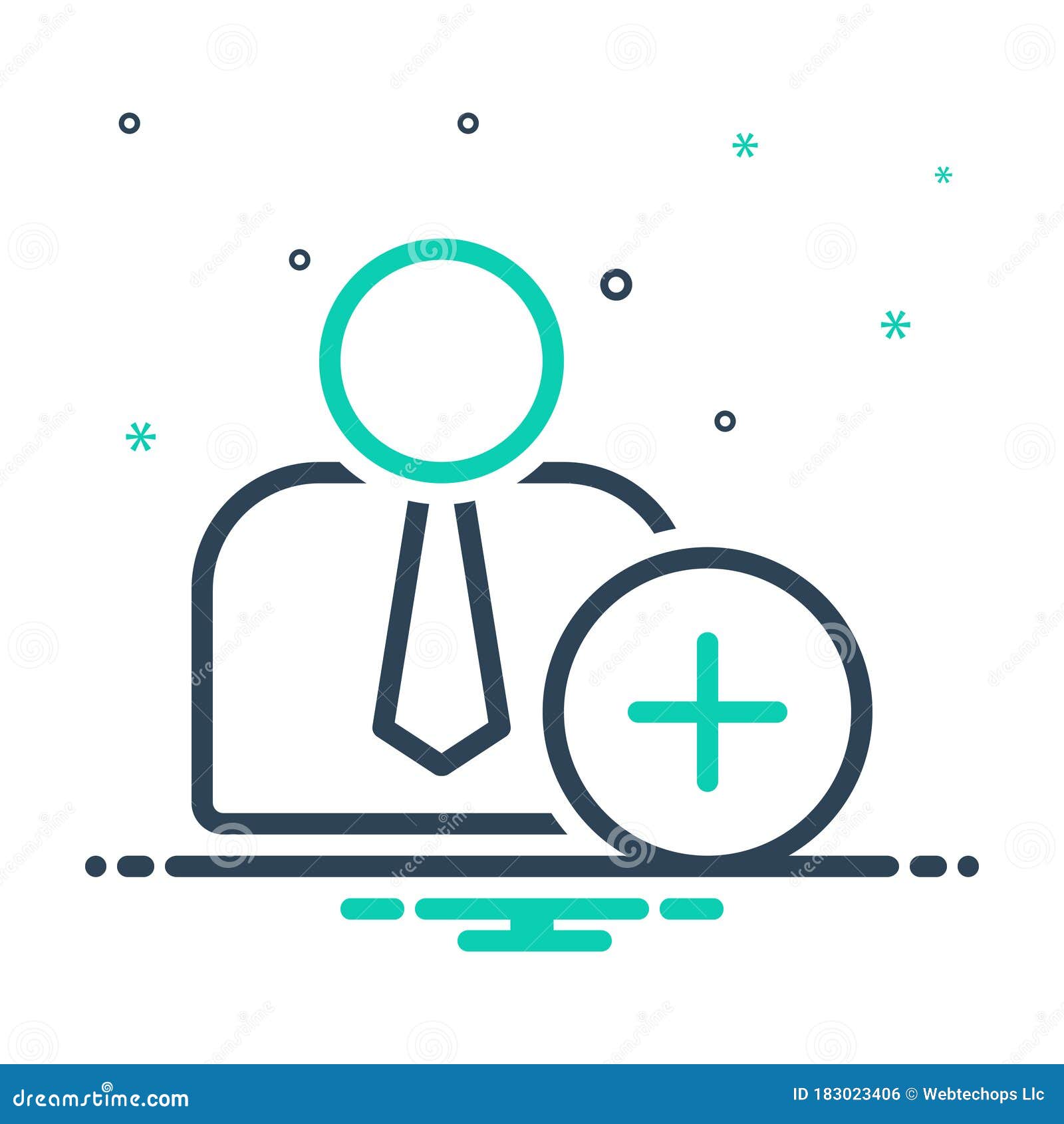 Mix Icon for New, Recent and Nowadays Stock Vector - Illustration of ...