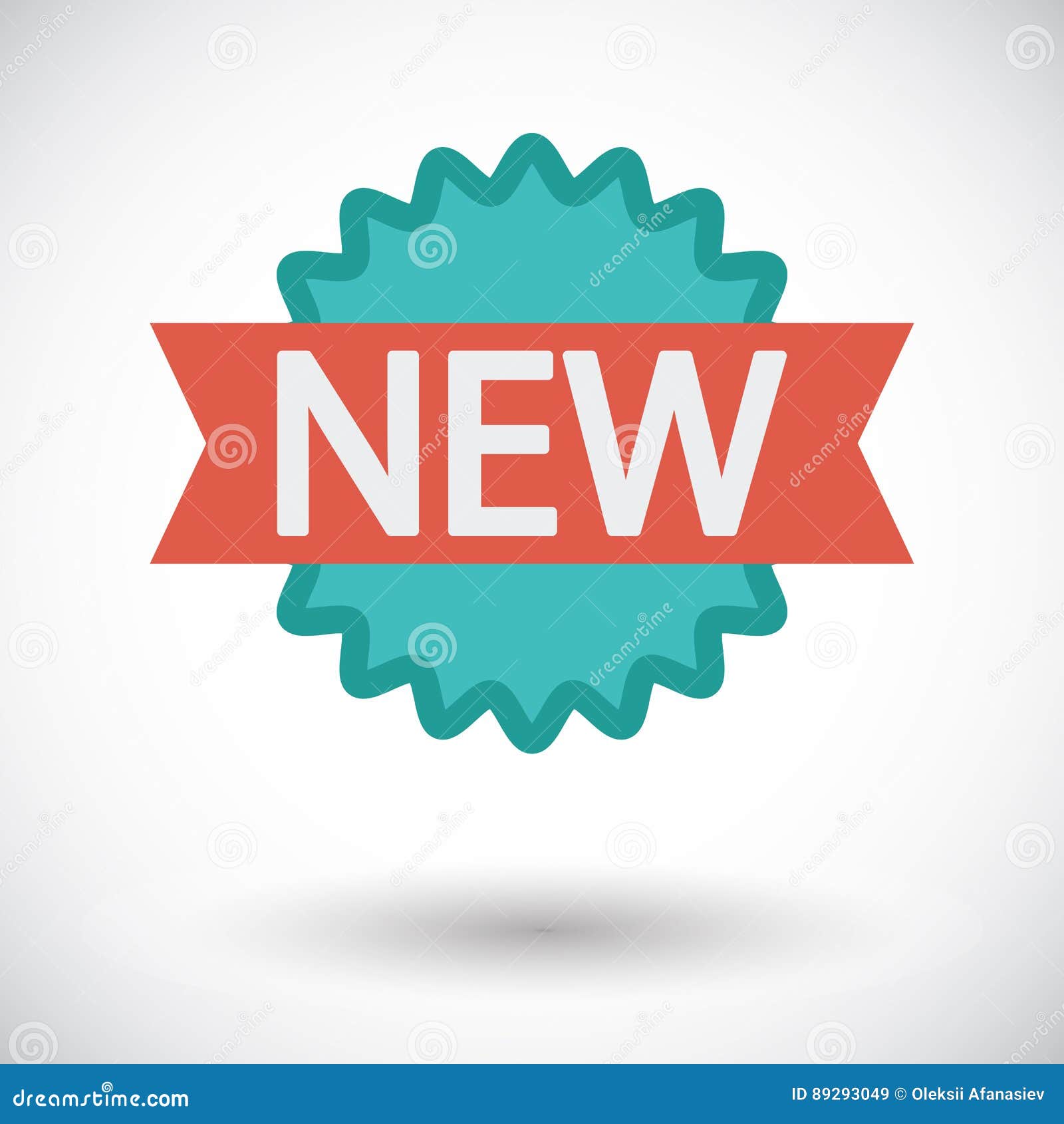 New icon stock vector. Illustration of insignia, promotion - 89293049