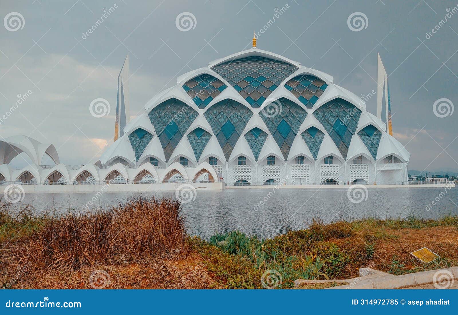 The New Iconic Place in West Java is the Al Jabbar Mosque Stock Image ...