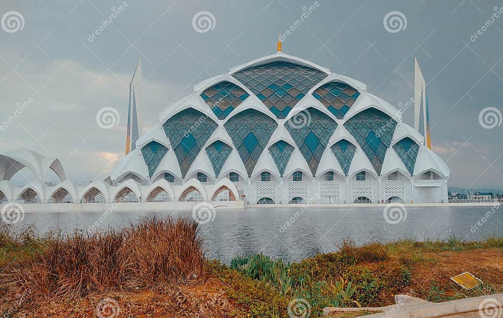 The New Iconic Place in West Java is the Al Jabbar Mosque Stock Image ...