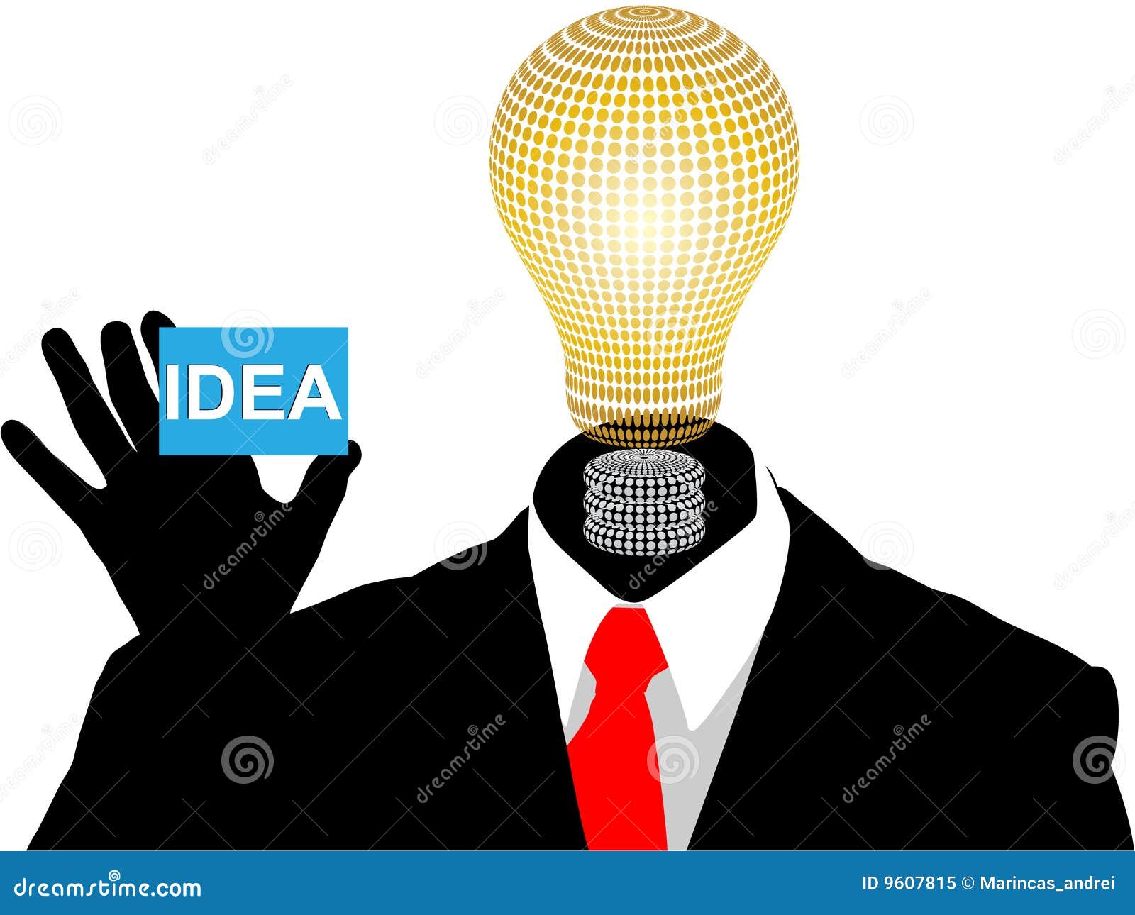 New idea stock vector. Illustration of innovation, light - 9607815