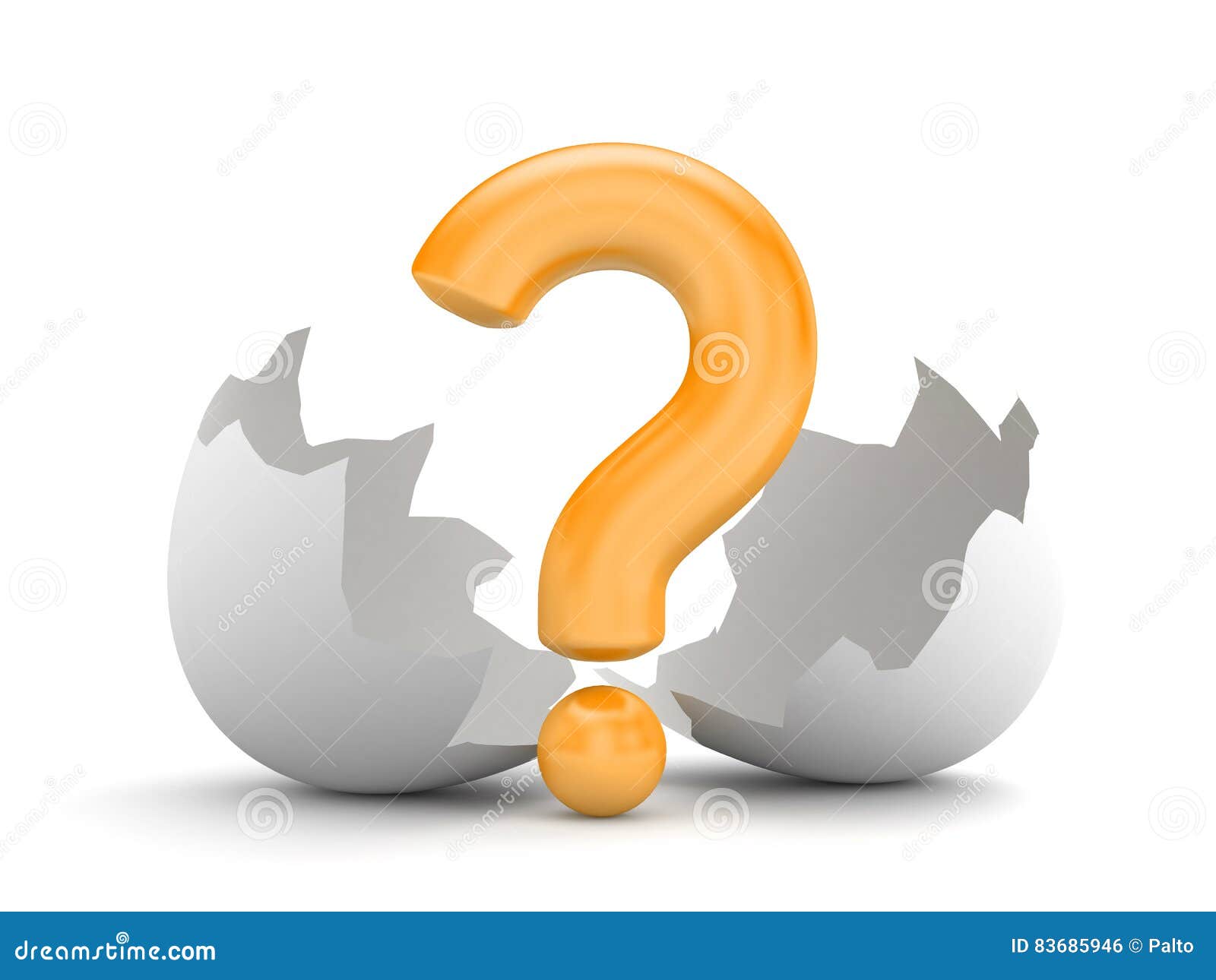 Chicken Egg With A Question Mark Royalty-Free Stock Photography ...