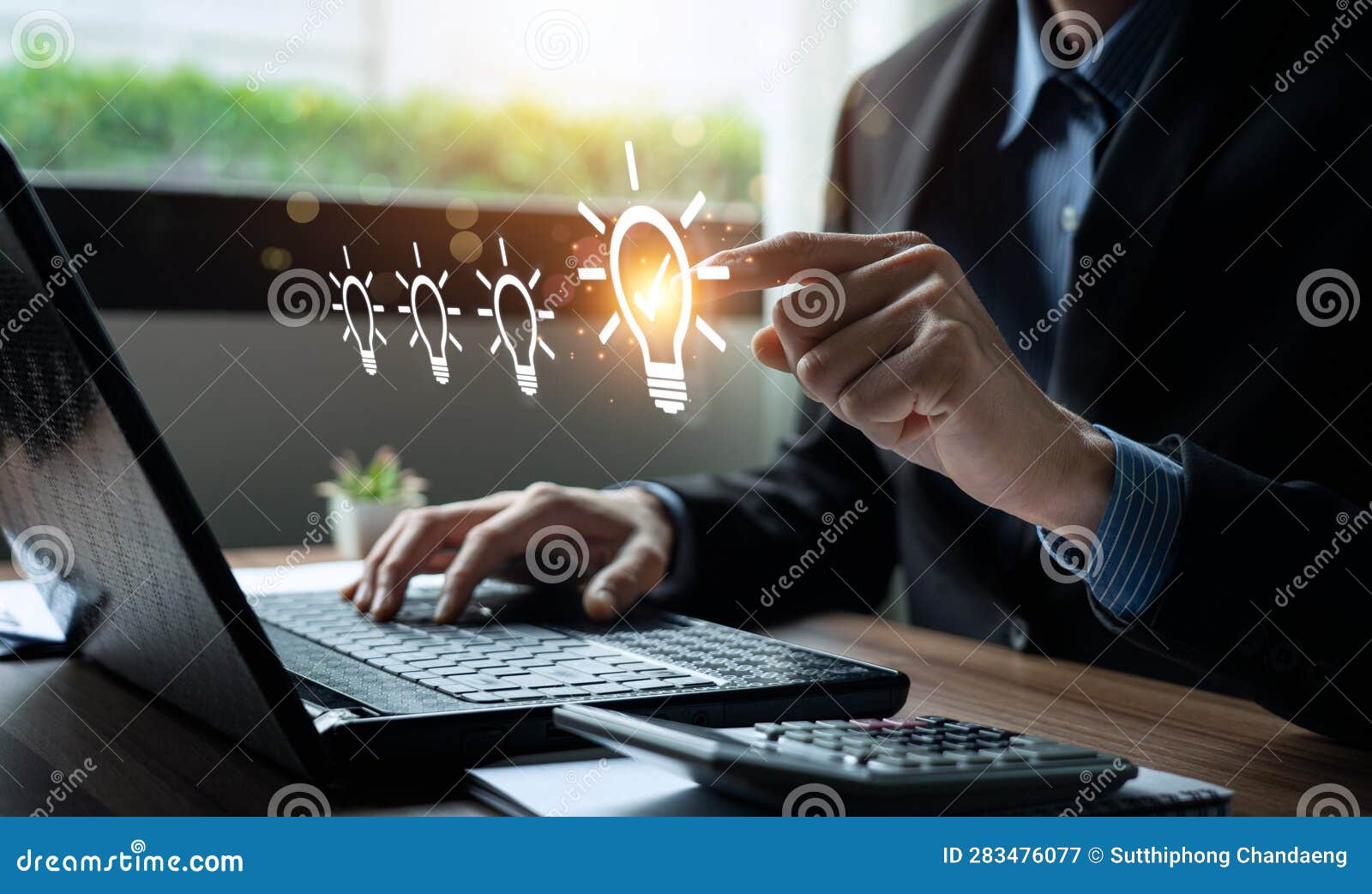 New Ideas, Business Growth with Creative Technology and Creativity. the ...