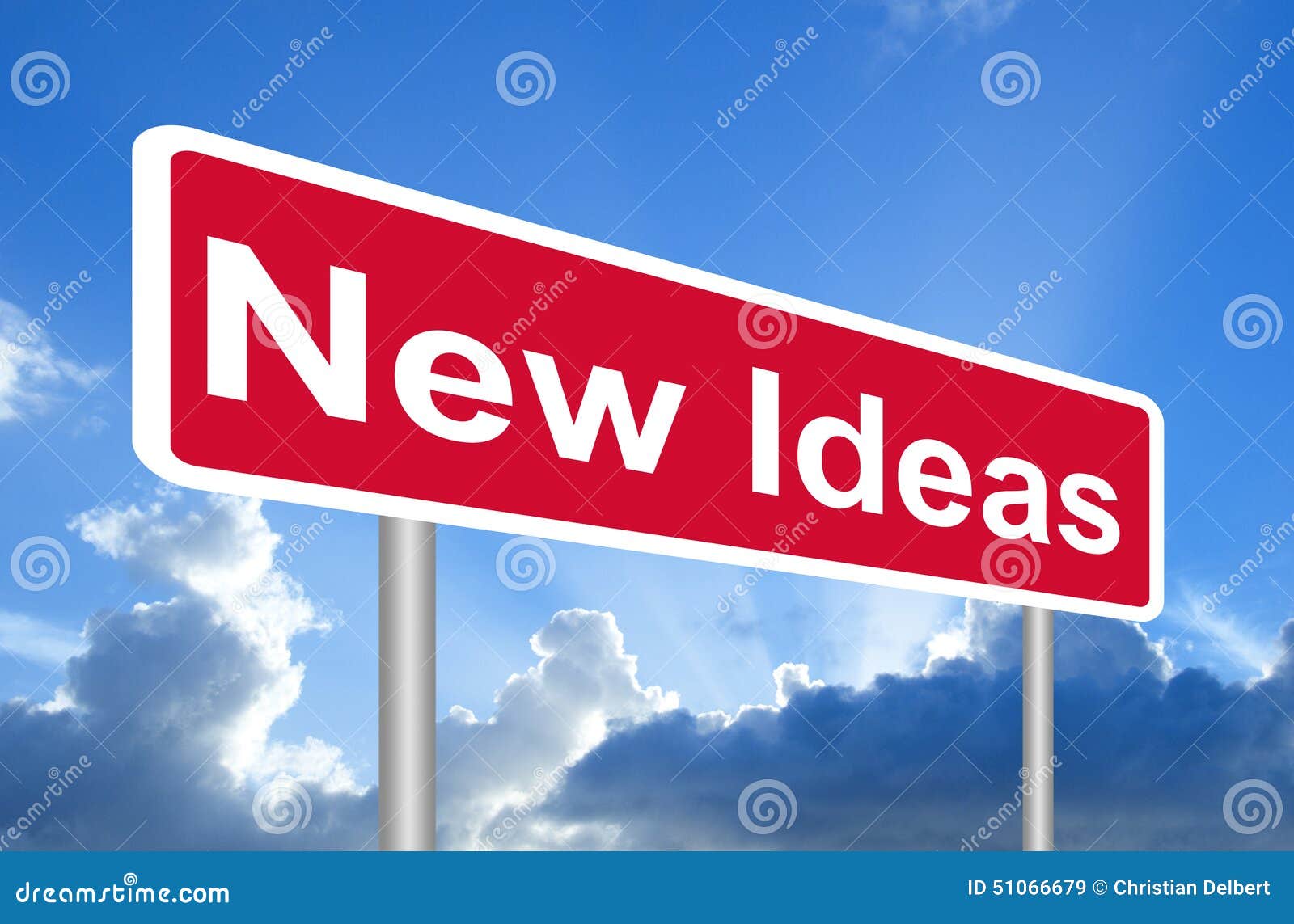 New ideas sign stock image. Image of banner, label, brilliant - 51066679