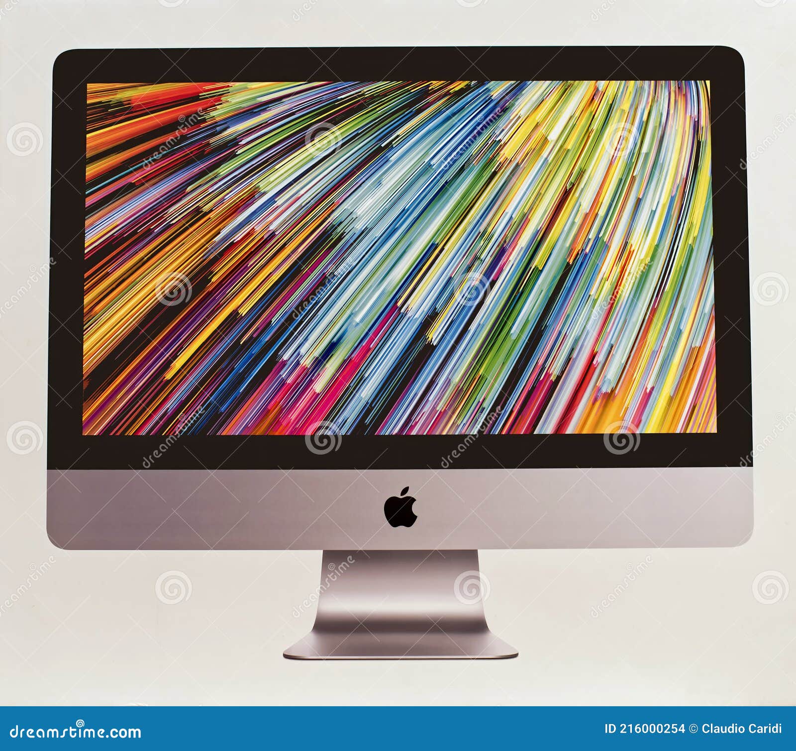 New IMac 21,5 Inch Personal Computer Made by Apple Computers, Isolated ...