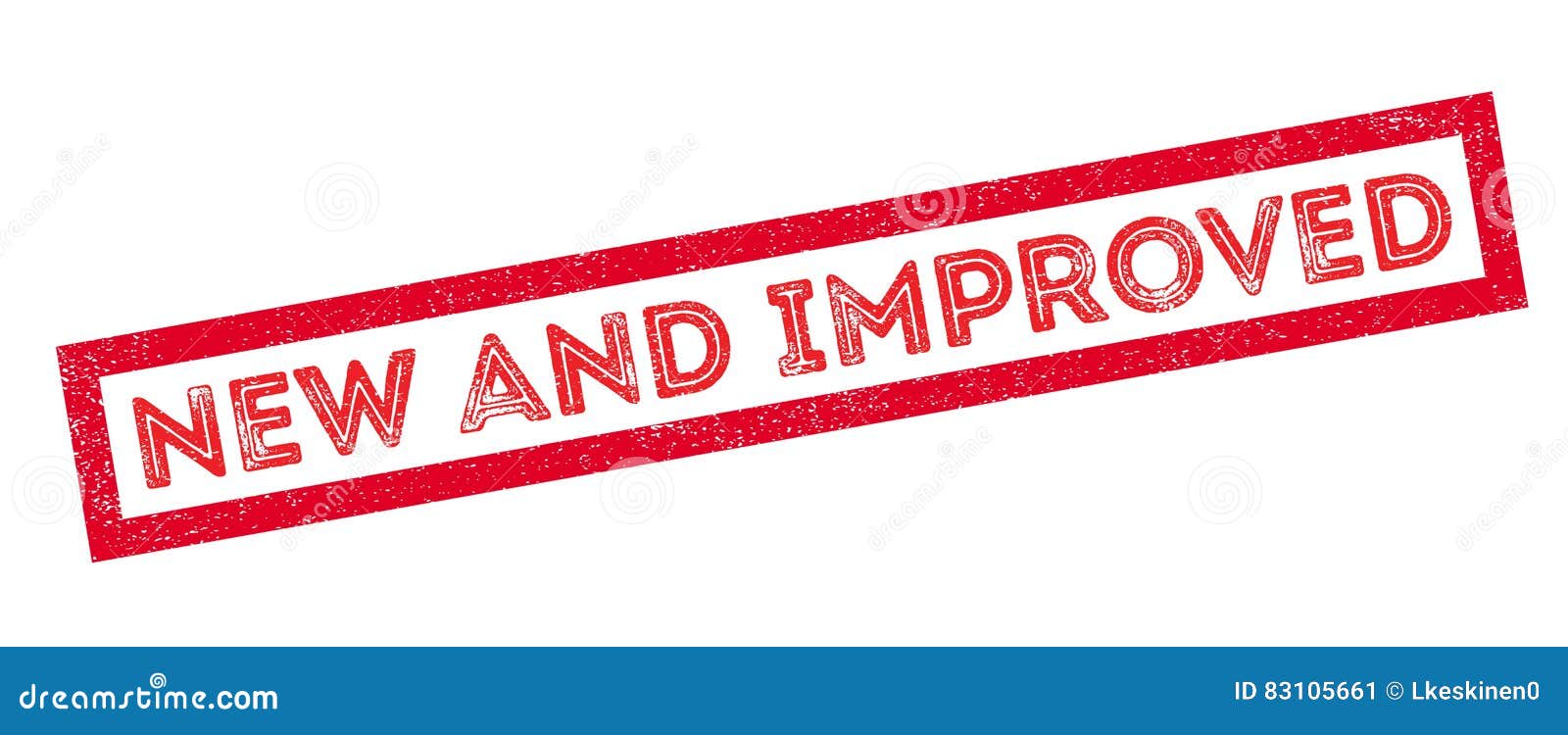 New and Improved Rubber Stamp Stock Vector - Illustration of rubber ...