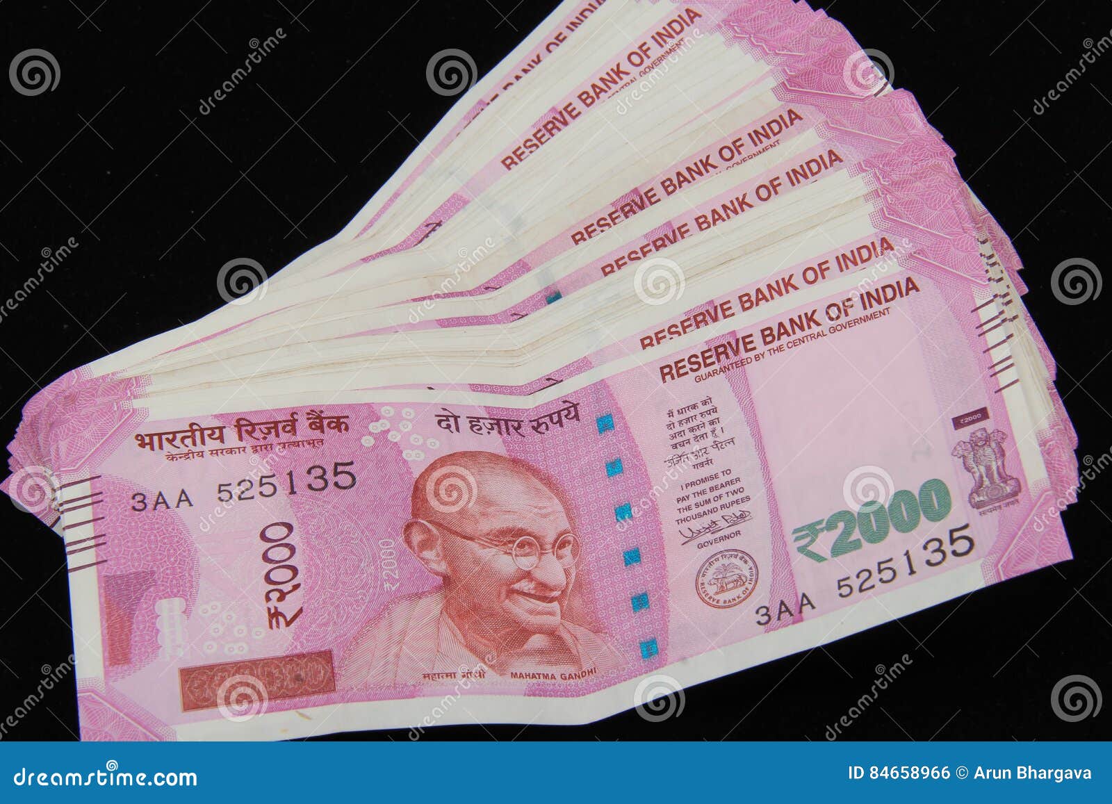 New Indian currency notes stock photo. Image of cash - 84658966