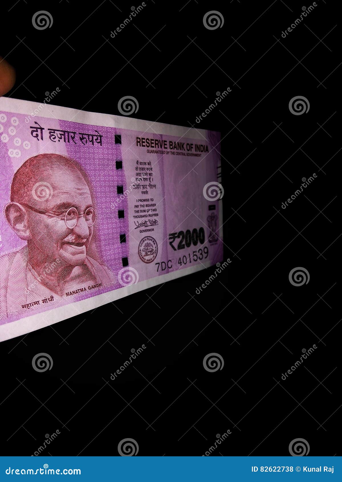New Indian Currency of Two Thousand Stock Photo - Image of indian ...