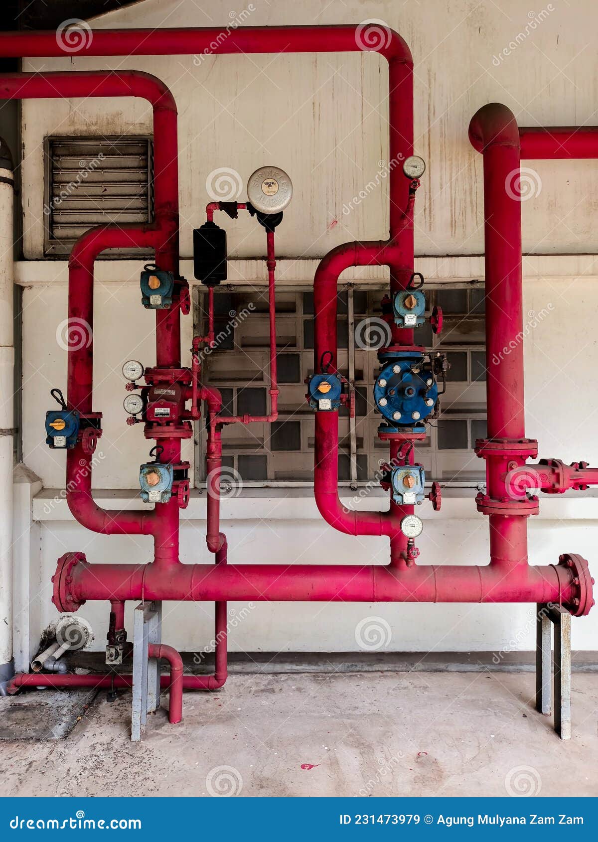 New Industrial Fire Control Valve and Alarm System in Company Stock ...