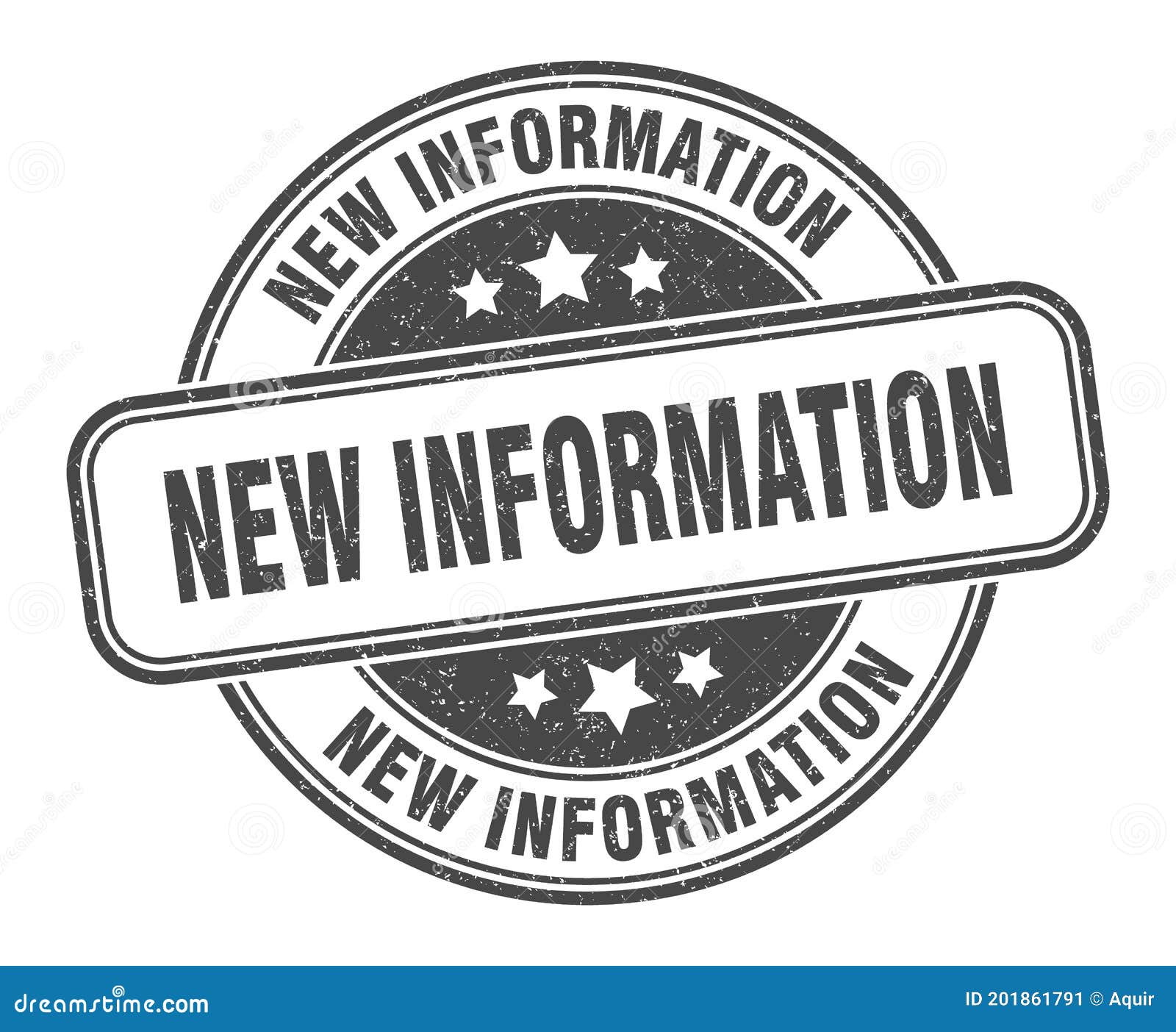 New Information Stamp. New Information Label. Round Grunge Sign Stock ...