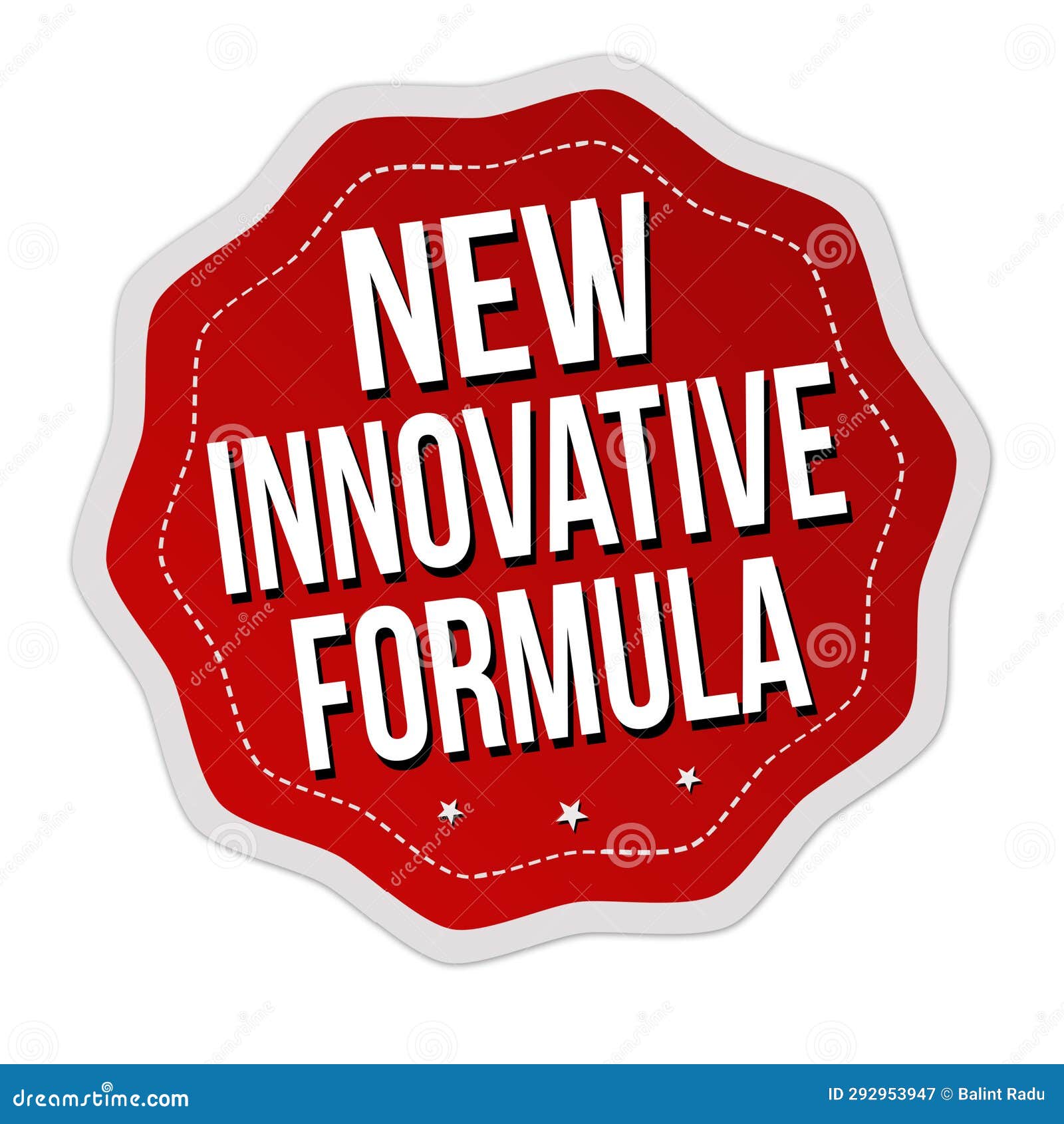 New Innovative Formula Label or Stamp Stock Vector - Illustration of ...